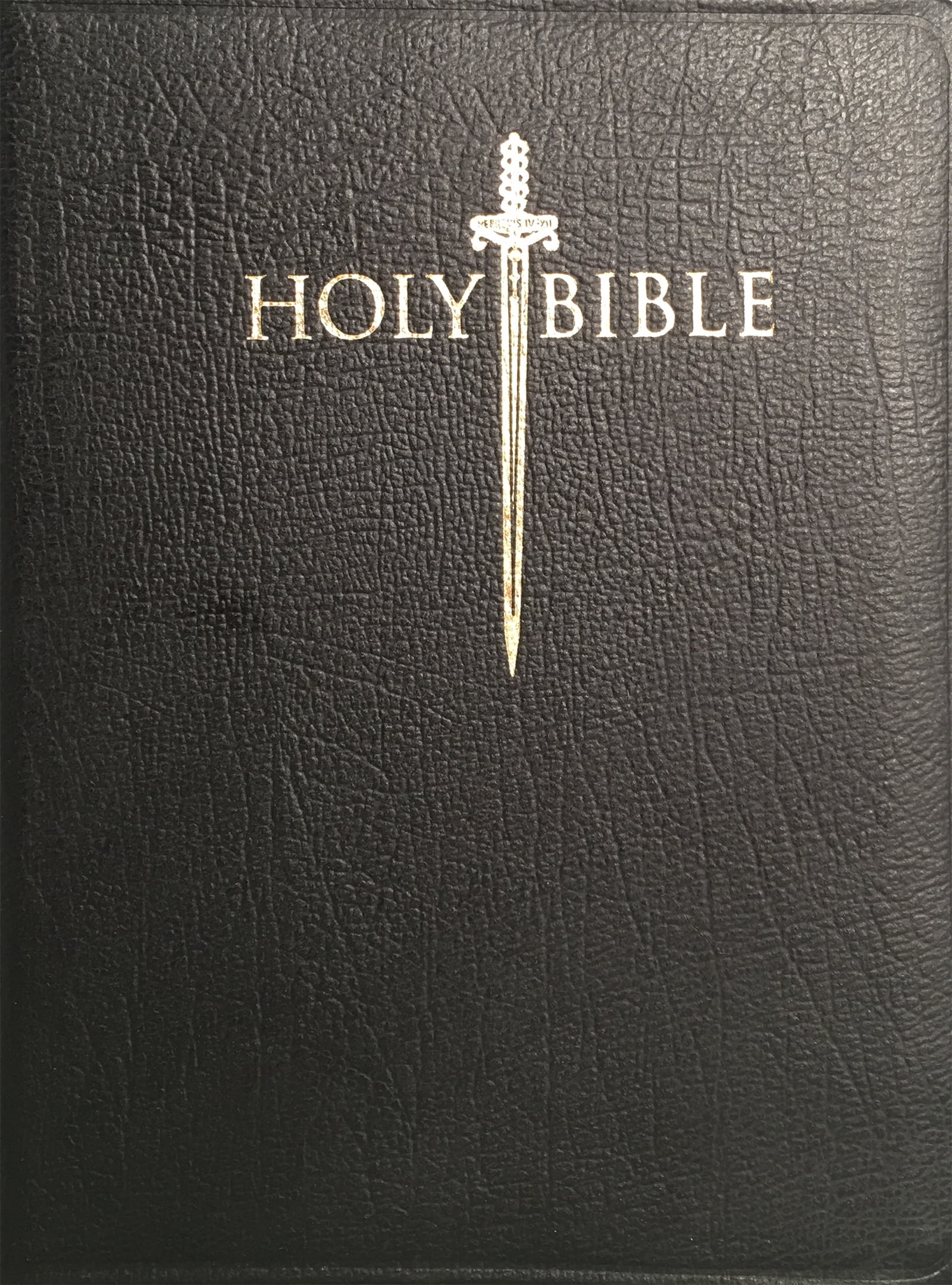 KJV Sword Study Bible Giant Print Black Genuine Leather Indexed ...