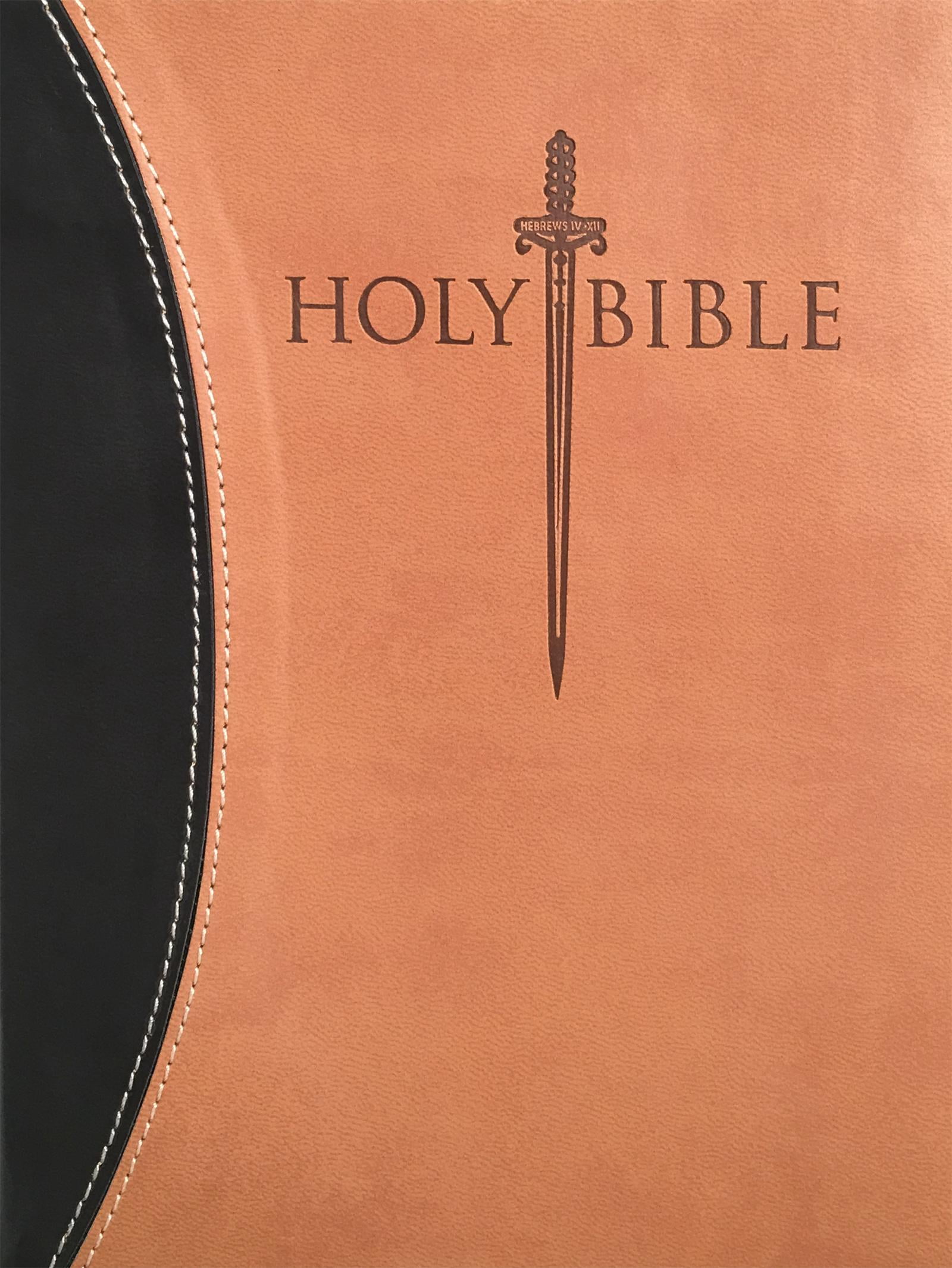 KJV Sword Study Bible Giant Print Black Tan Ultrasoft (Hardcover ...