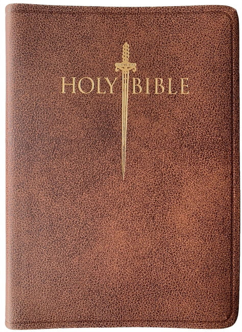 KJV Sword Study Bible Personal Size Large Print Acorn Bonded Leather ...