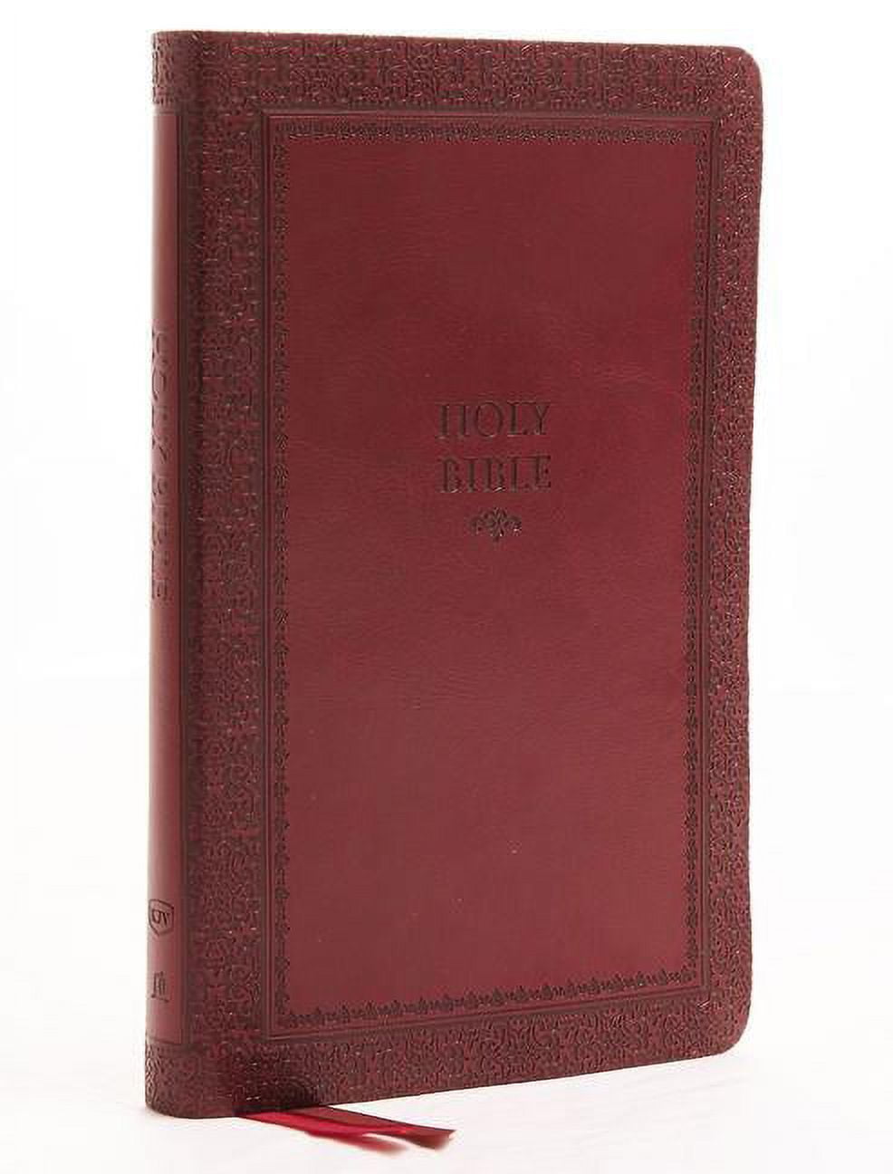 KJV, Thinline Bible, Leathersoft, Red, Thumb Indexed, Red Letter ...