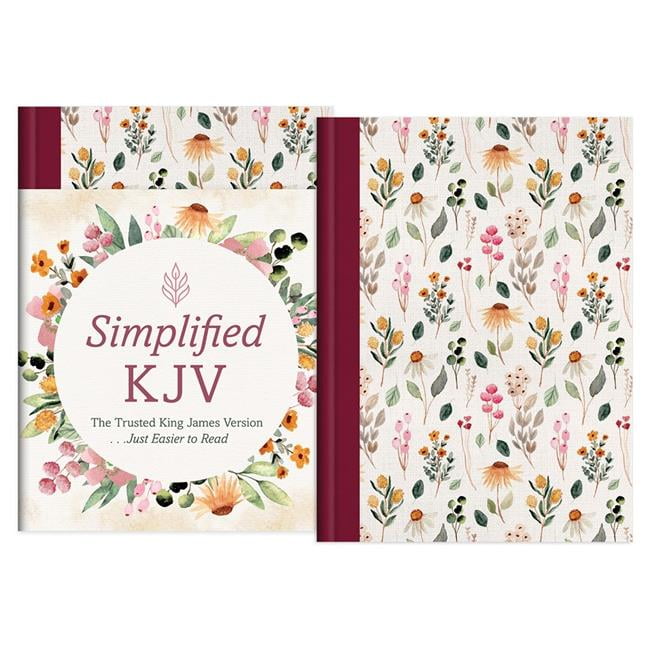 KJV the Simplified Wildflower Medley Hardcover Bible - Walmart.com