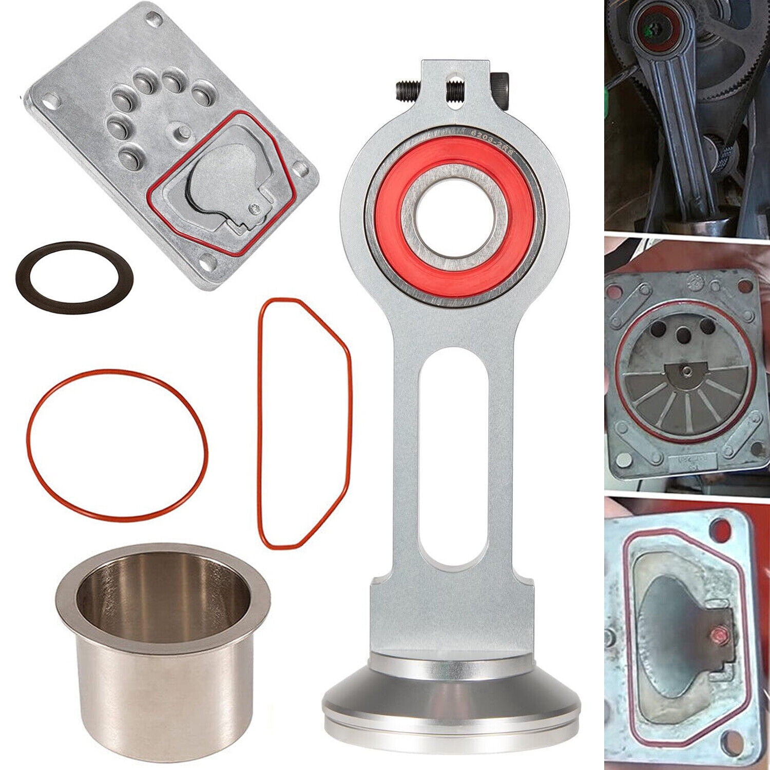 KK-4835 Connecting Rod Piston VALVES Plate Kit For Craftsman,Porter ...