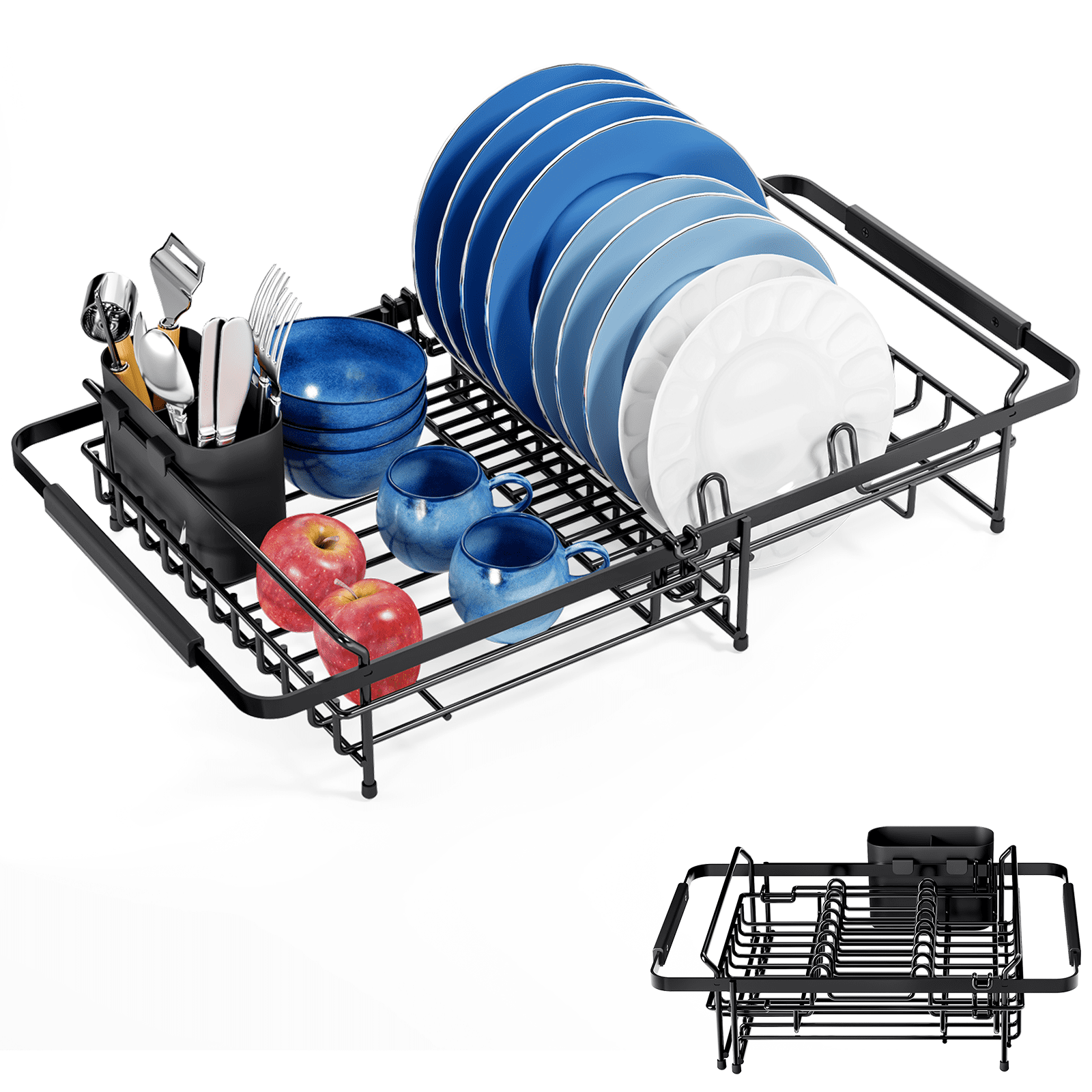 KK KINGRACK Dish Drying Rack , Expandable Metal Dish Rack, Rustproof ...