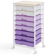 Honey-Can-Do 10-Drawer Multi-Color Rolling Cart, Rainbow - Walmart.com