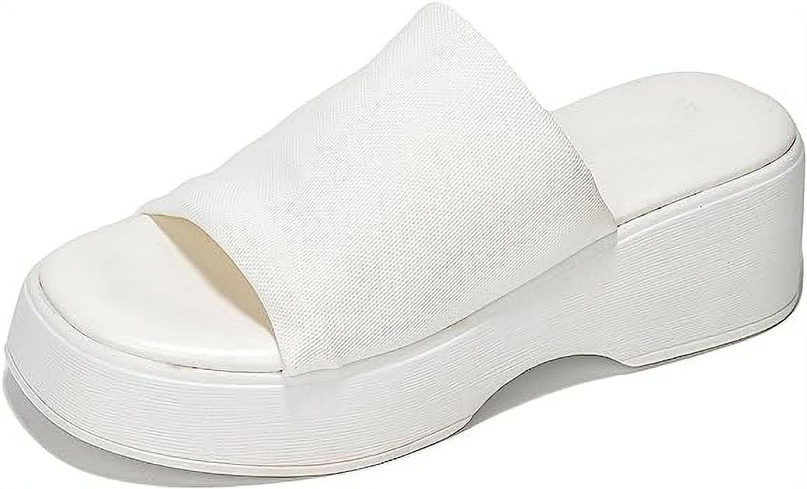 KK PAIR OF KINGS Platform Sandals Women Wedges Slides Chunky Heels ...