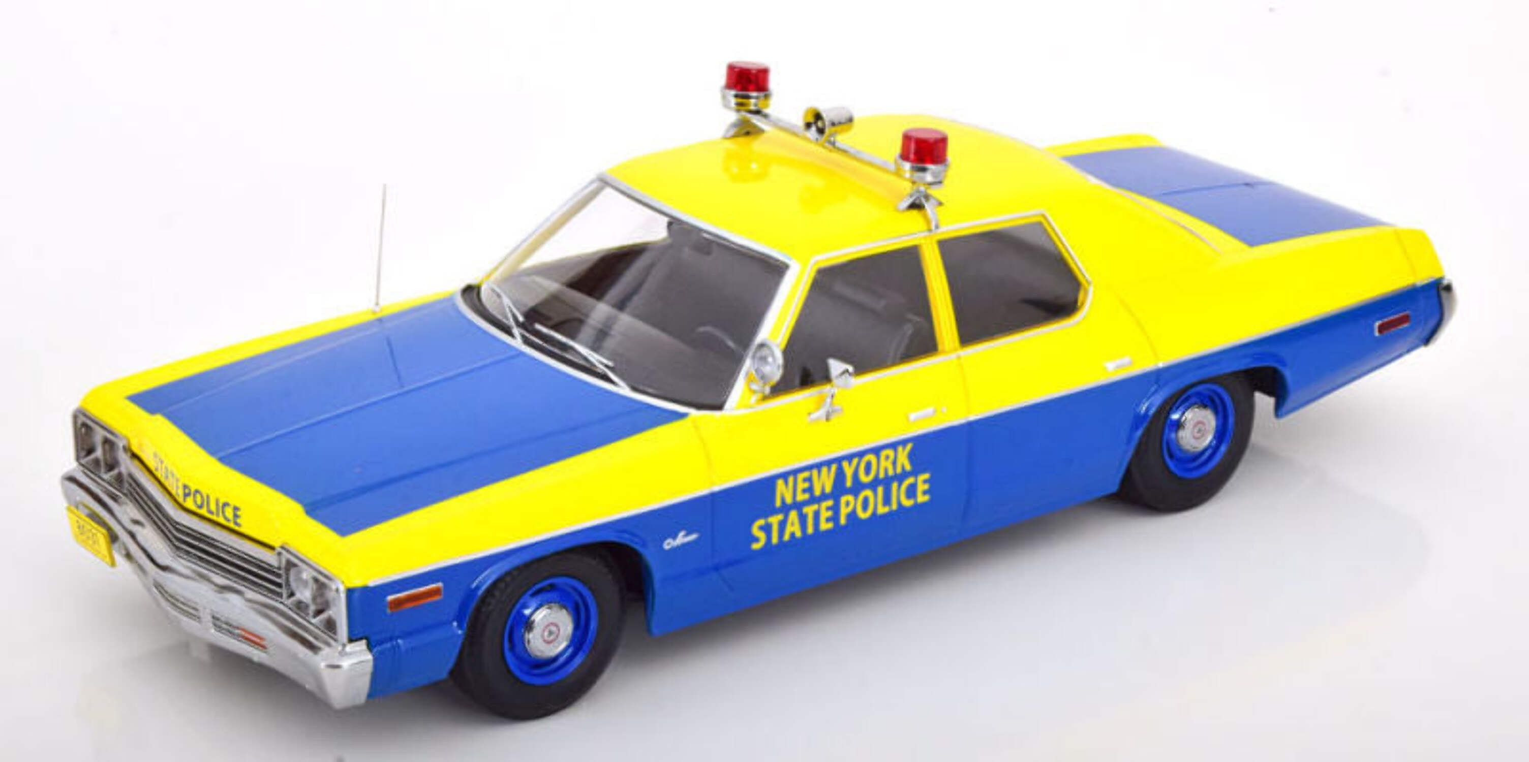 KK Scale 1974 Dodge Monaco New York State Police Cruiser 2-Tone Yellow ...