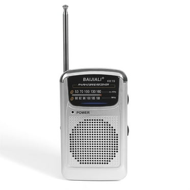 Milanix Small AM/FM Radio Portable Battery Operated with Best Reception ...