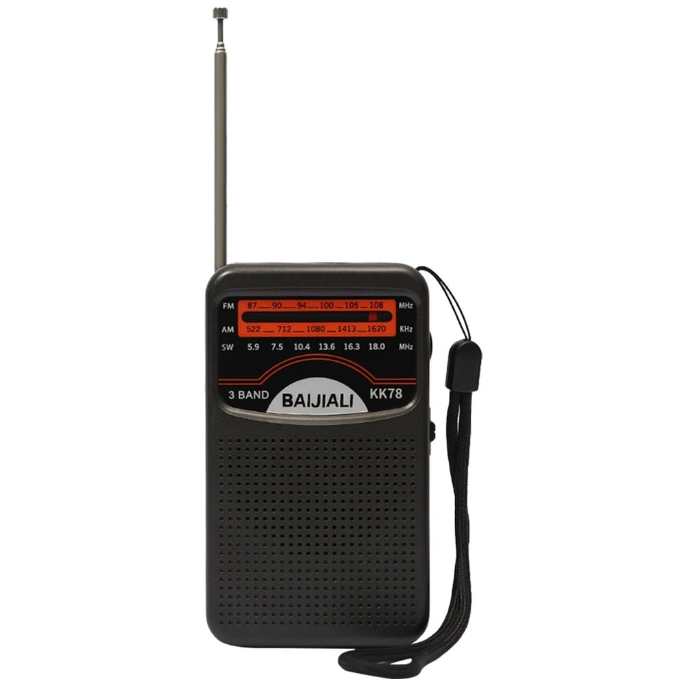 KK78 AM SW Radio Battery Operated Portable Longest Lasting Pocket Radio ...