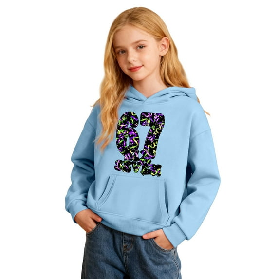 KKBOTIVE Boys 67 Sweatshirt Casual Lightweight 6 7 Meme Pullover ...