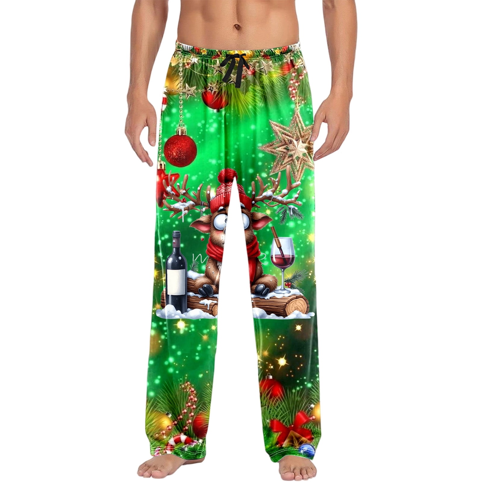 KKBOTIVE Cute Christmas Pajama Pants Mens - Christmas Mens Pj Pants Men ...