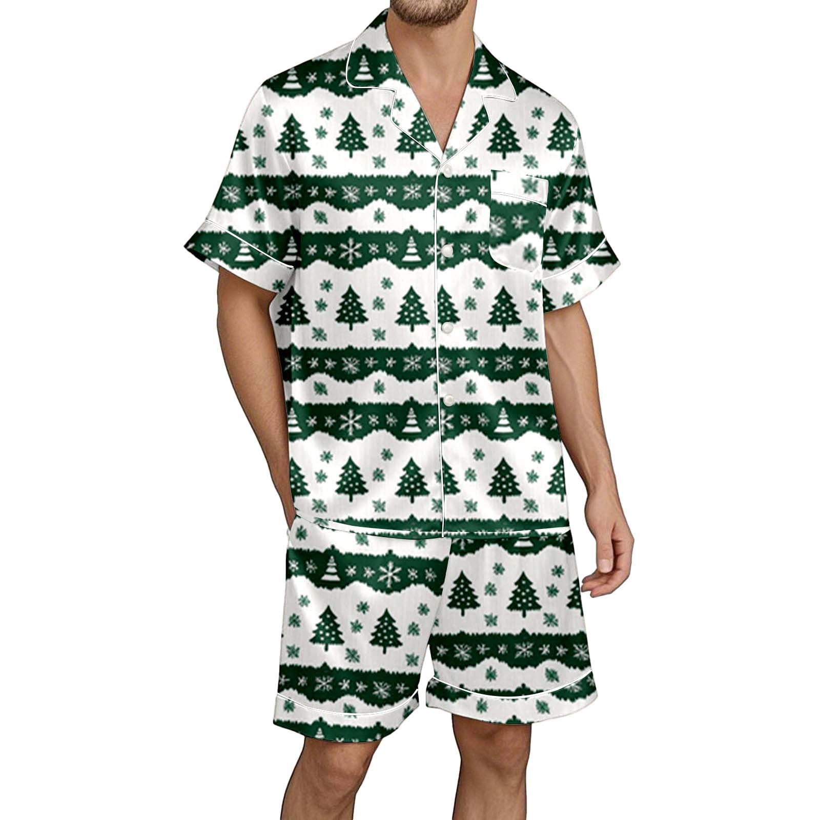 KKBOTIVE Men Christmas Santa Pjs - Pajama Comfortable Sleepwear ...