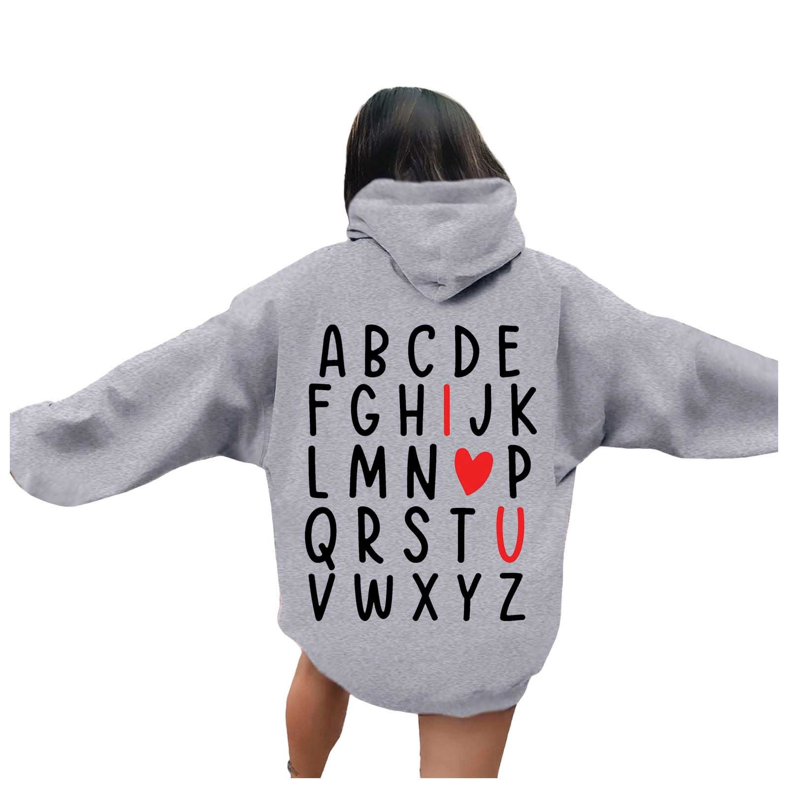 KKBOTIVE Women's Hoodies & Sweatshirts Product Title Casual Word ...