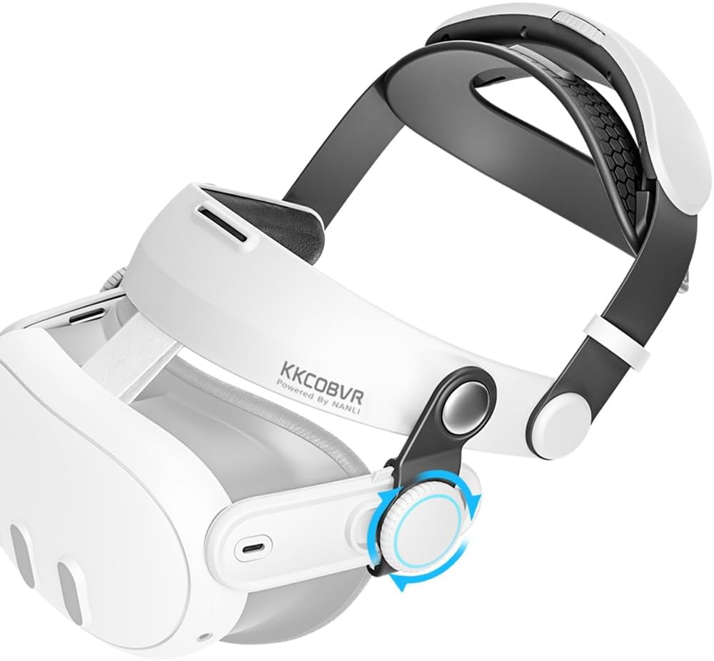 KKCOBVR Q3 Halo Strap Compatible with Meta Quest 3 Enhanced Comfort ...