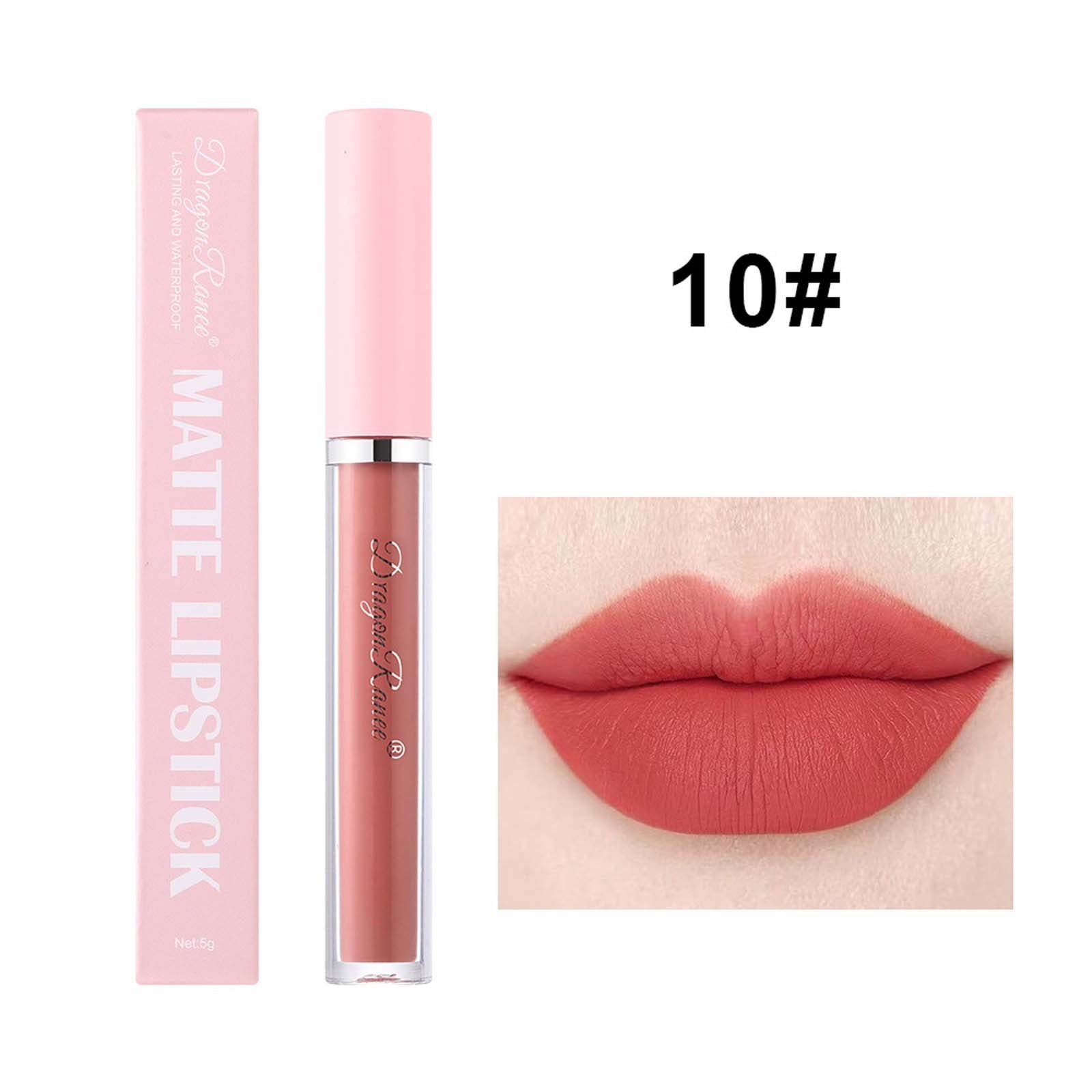 KKCXFJX Clearance Mist Matt Lip Glaze Female Skin Color Is Not Easy To ...