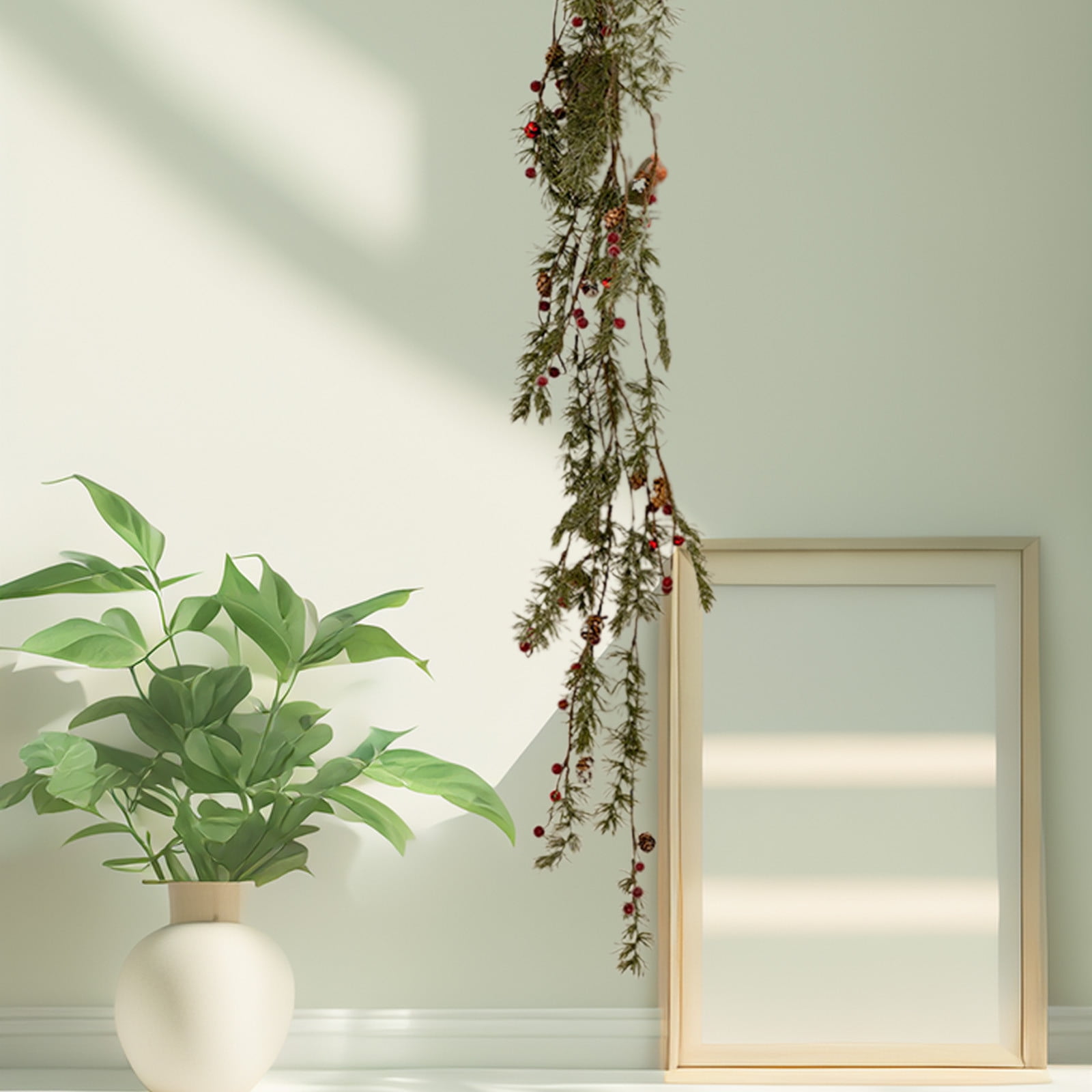 KKCXFJX Deals，Gold And Red Christmas Twigs And Leaves Red Fruit Fruit ...