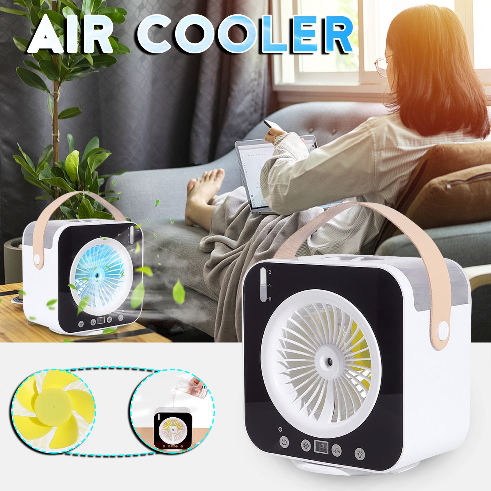 KKCXFJX Gift Portable Air Conditioners,New Style Portable Cooler USB ...