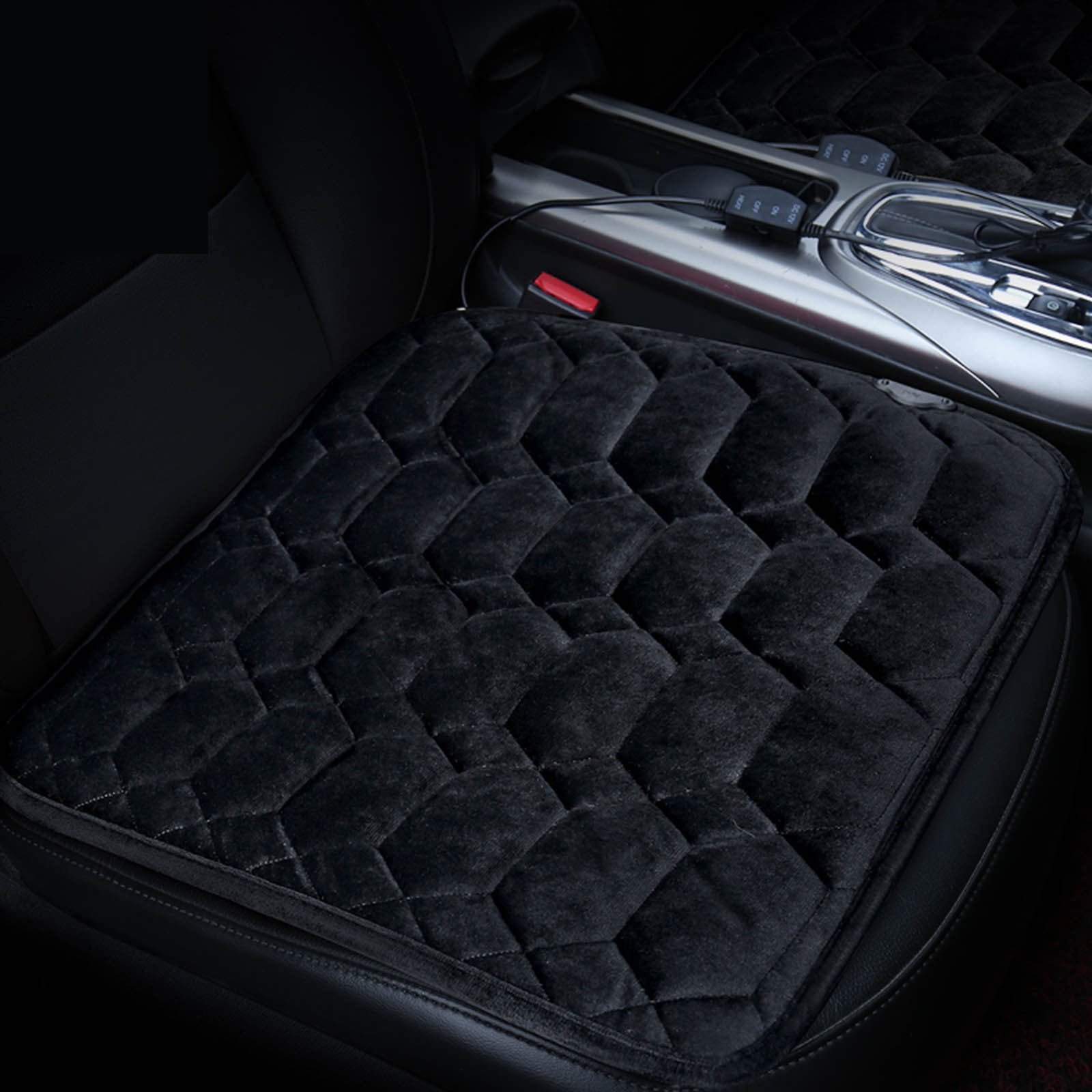 KKCXFJX Heated Blanket,Heated Car Seat Cushion, 12V/24V Portable Car ...
