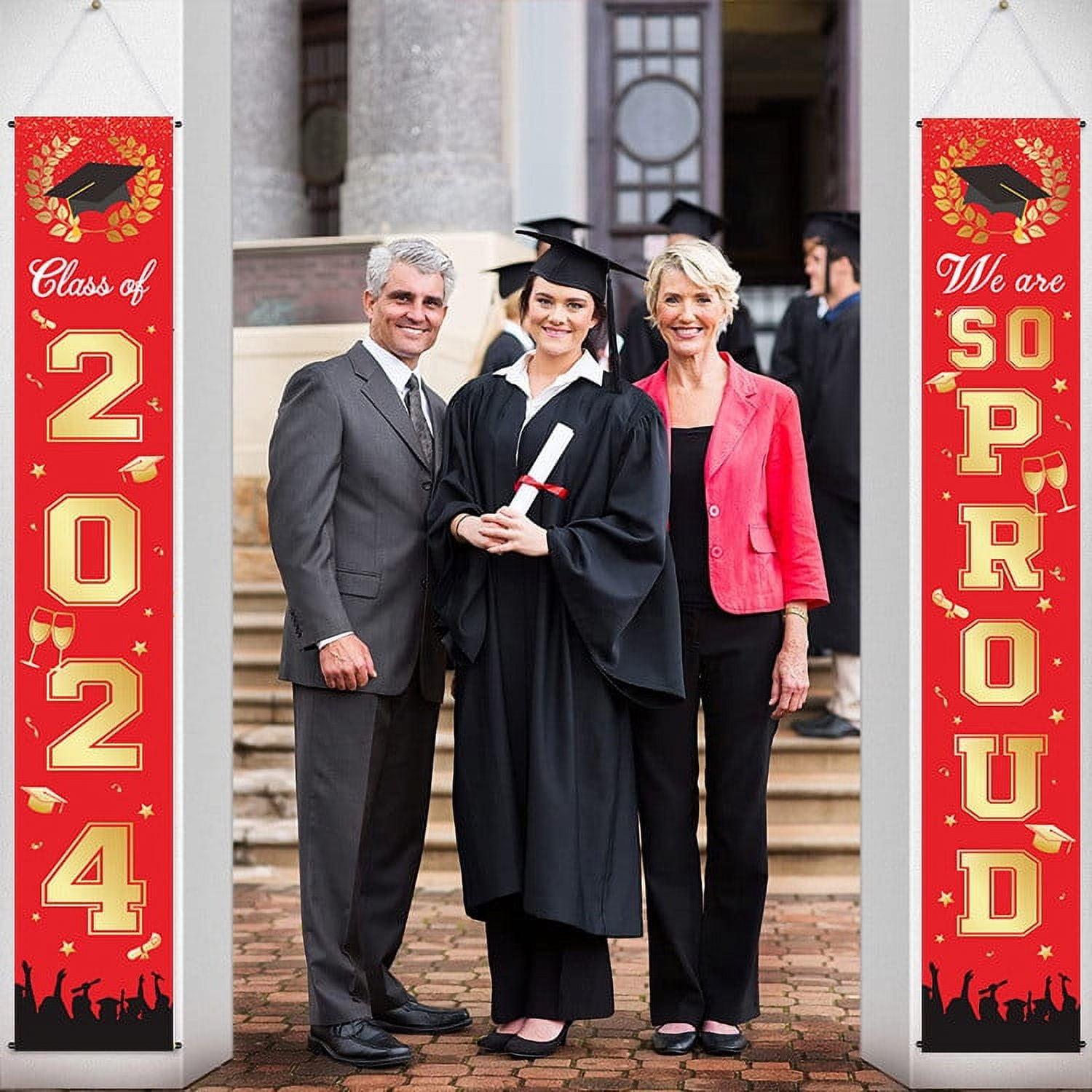 KKCXFJX Home Decor,Graduation Season Banner Couplet Graduation Ceremony ...