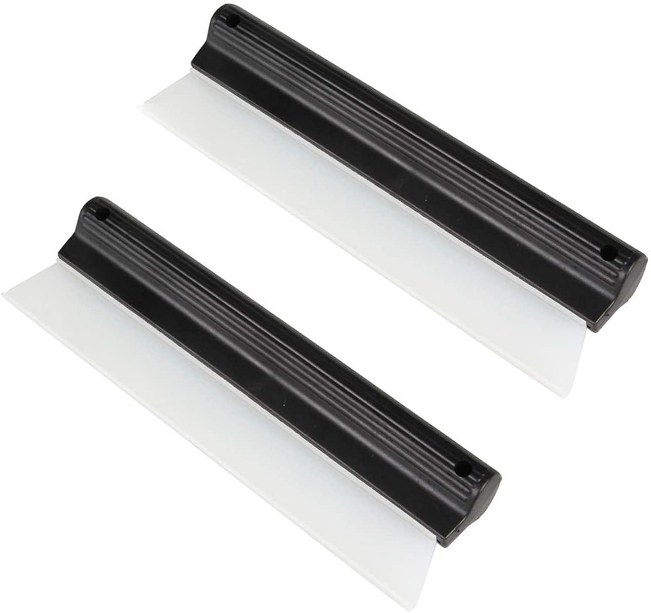 KKFEN-2 Pack 10 Inches Cleaning Water Squeegee Blades Soft Silicone ...