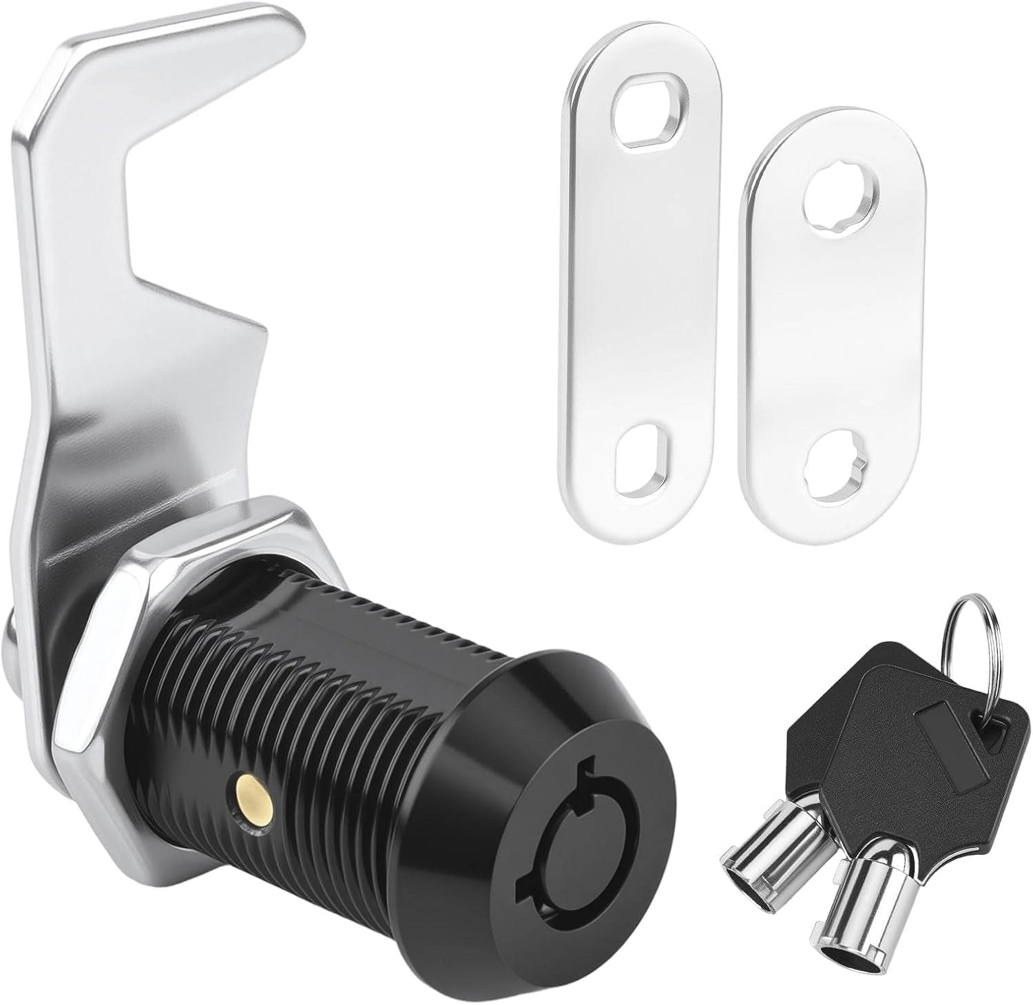 KKFEN-Black Toolbox Lock with Keys - Keyed Alike Lock Cabinet Lock with ...