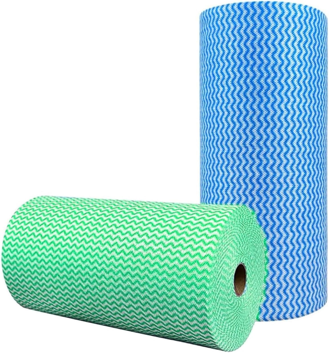 KKFEN-Disposable Cleaning Cloths Reusable Dish Cloths Dish Towels Blue ...