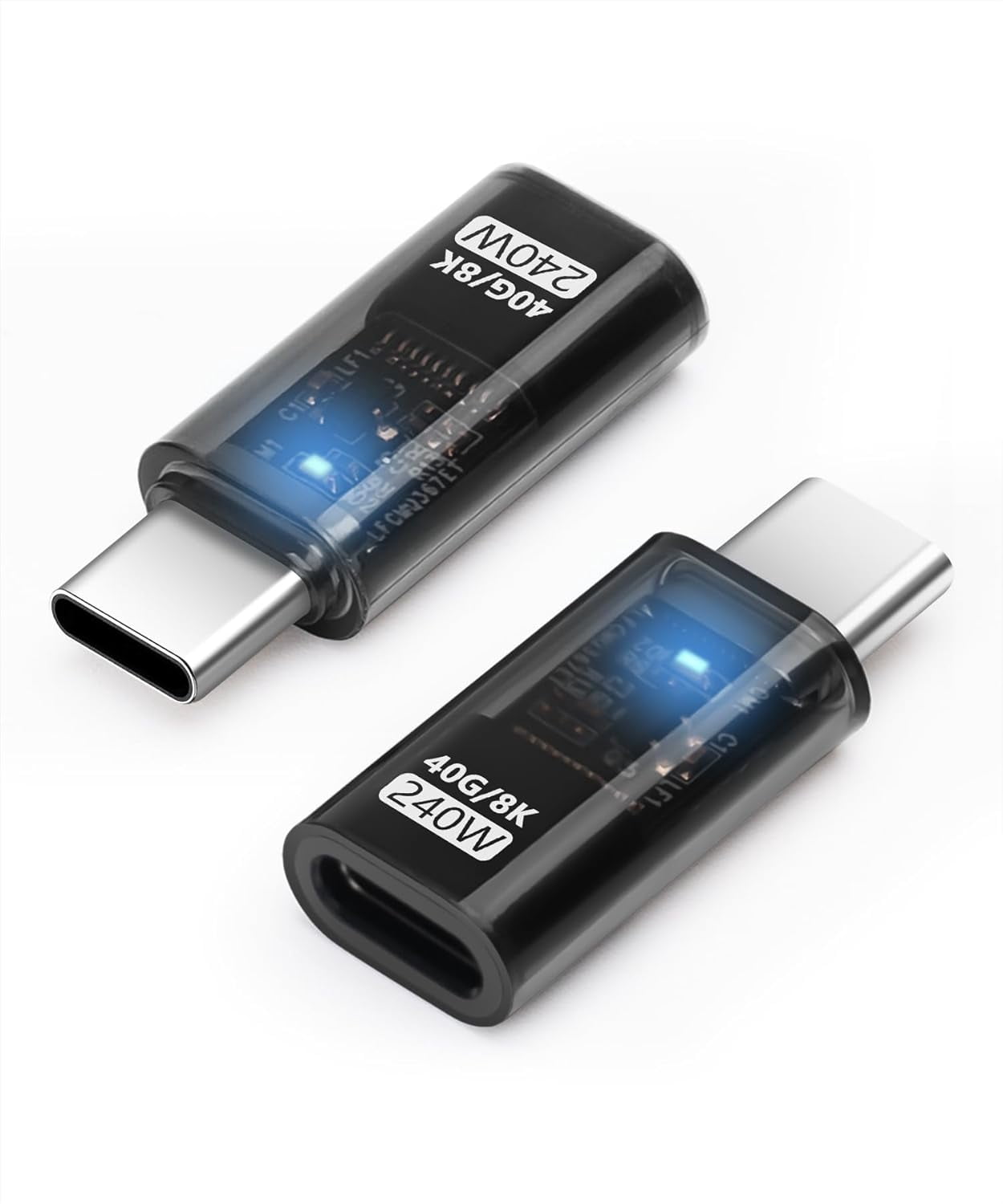 KKFEN-USB C Extender Adapter,240W Short Dock Cable Extension Type-C 8K ...