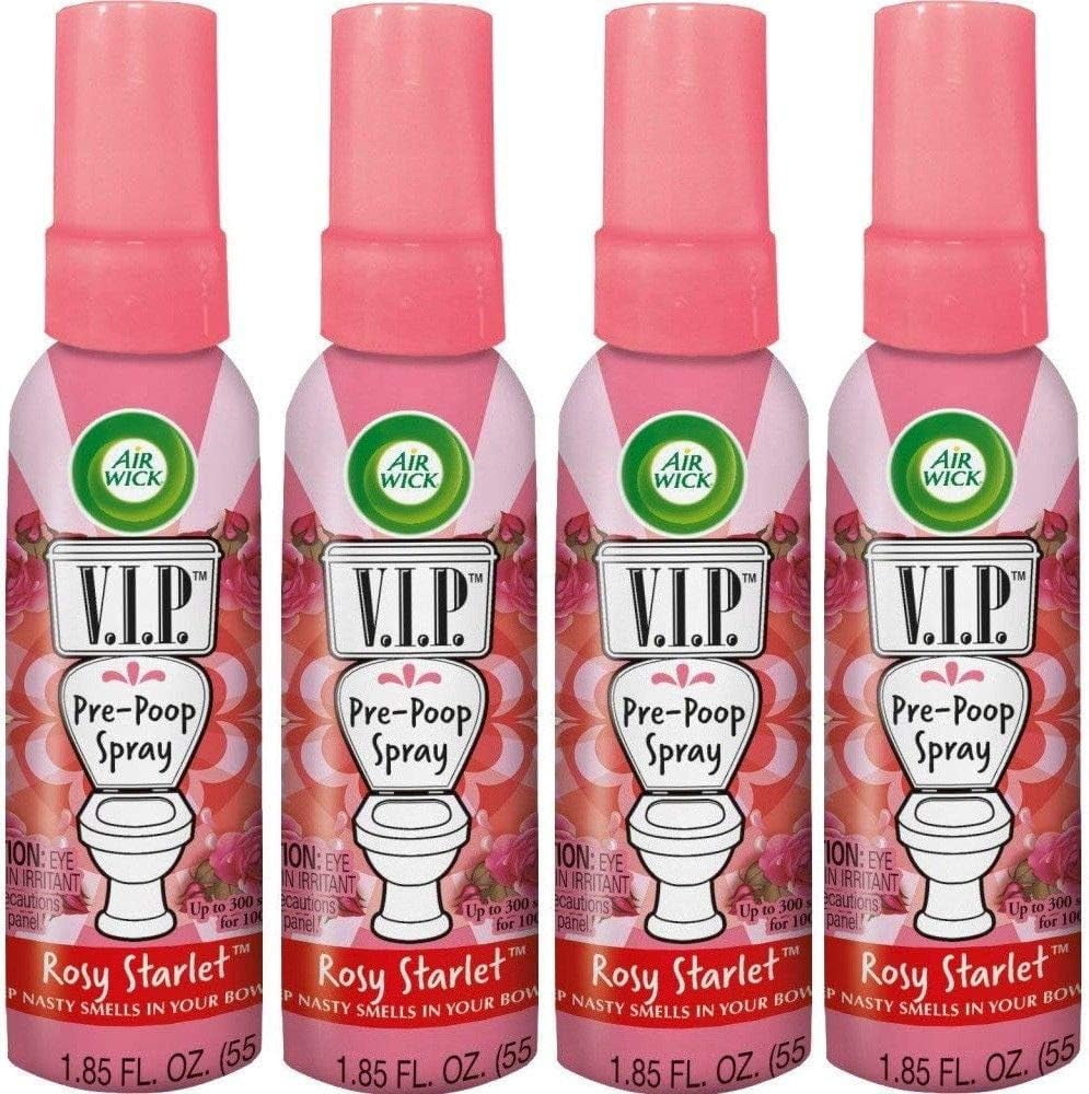 KKFEN-V.I.P. Pre-Poop Toilet Spray | Rosy Starlet Scent | Contains ...