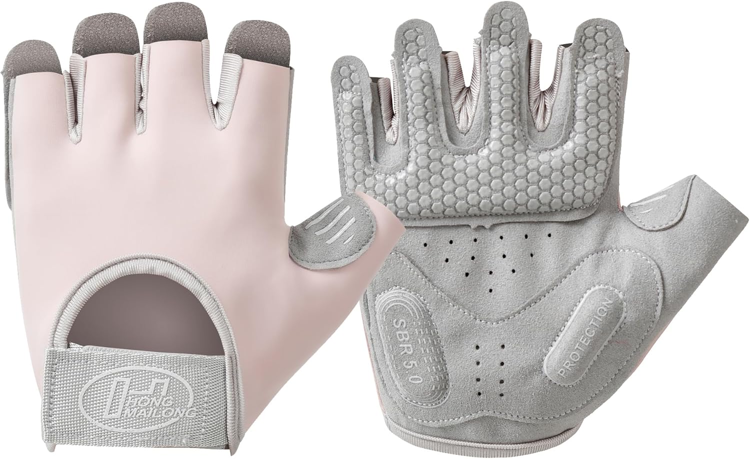 KKFEN-Workout Gloves for Women & Men, Anti-Slip Fingerless Gloves for ...