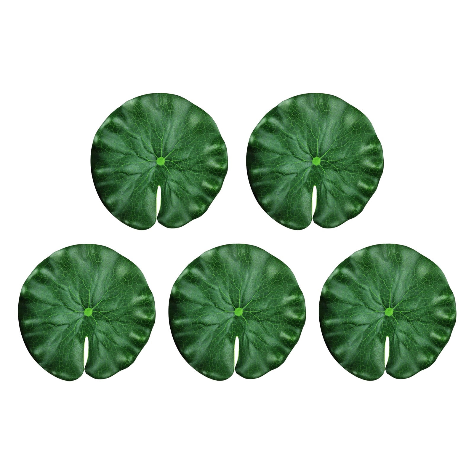 KKIMR Artificial Flowers Floating Pads For 5Pcs Realistic Pads Leaves ...