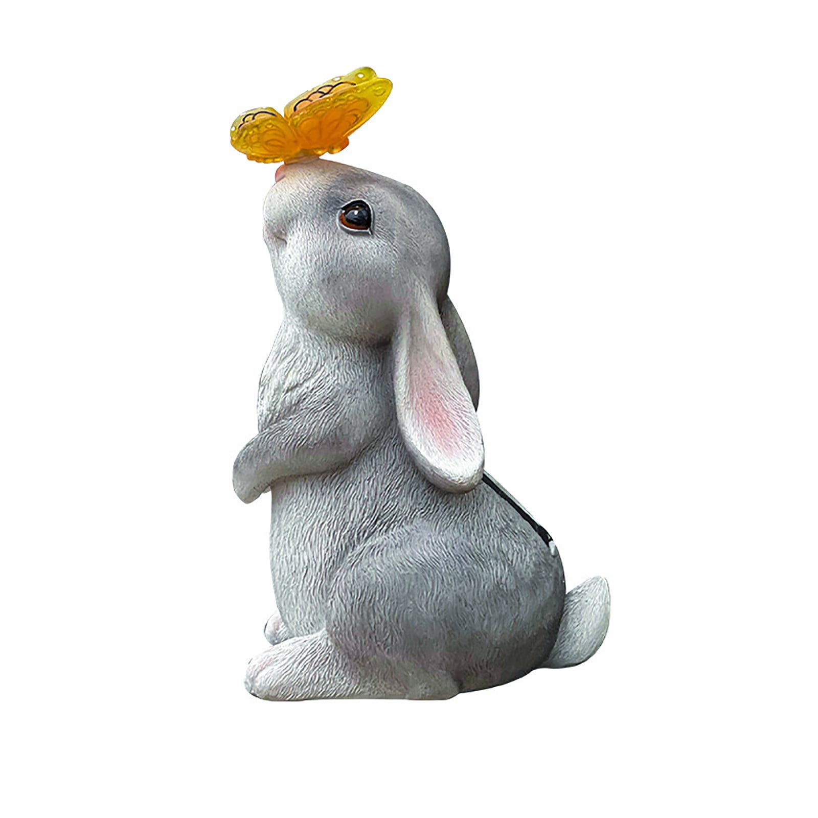 KKIMR Clearance Desktop Ornament Bunny Statue Decor Rabbit With Solar ...