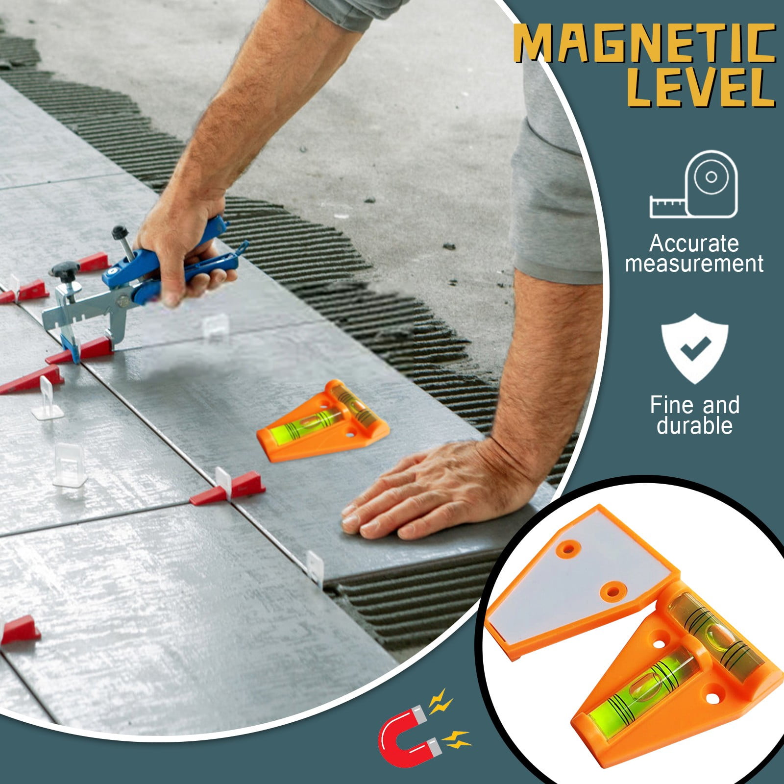 KKIMR Leveler Leveler Tool Small Horizontal Mini-level Two- Bubble ...