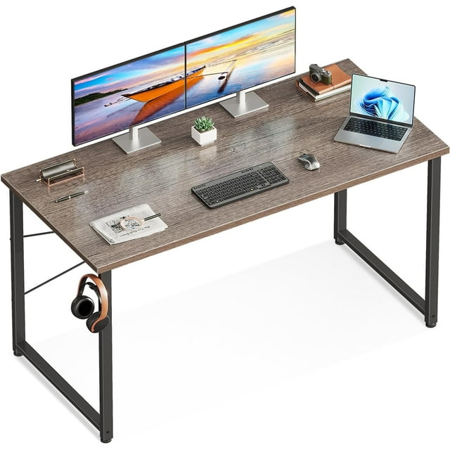 Sofanext 48 Inch Large Computer Desk, Study Writing Table for Large ...