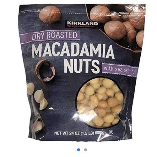 KKLD Dry Roasted Macadamia Nuts With Sea Salt 680G (1.5 Lb) Package May ...