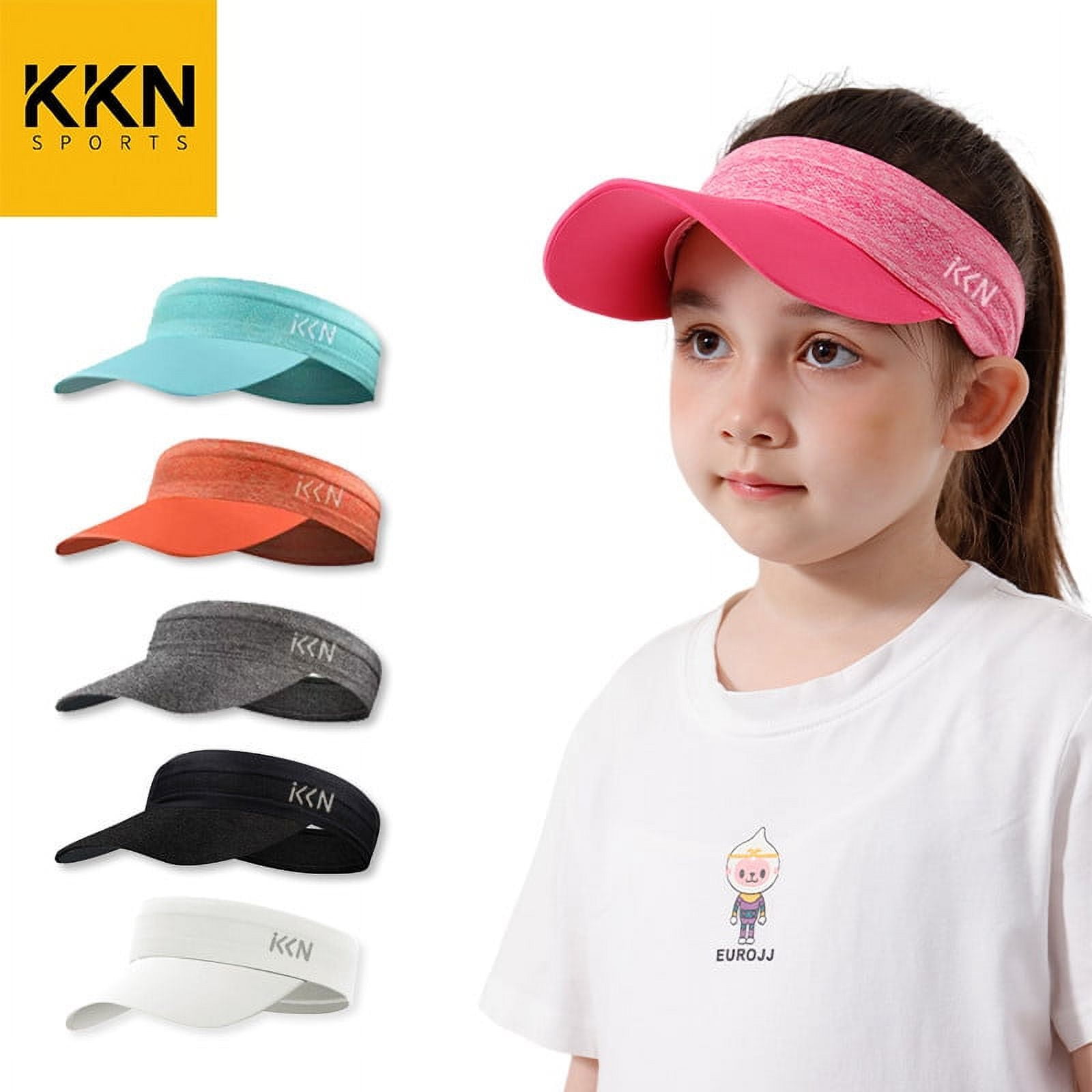 KKN Kids Sun Visors Adjustable Cap - 25g Unisex for Children Athletic ...