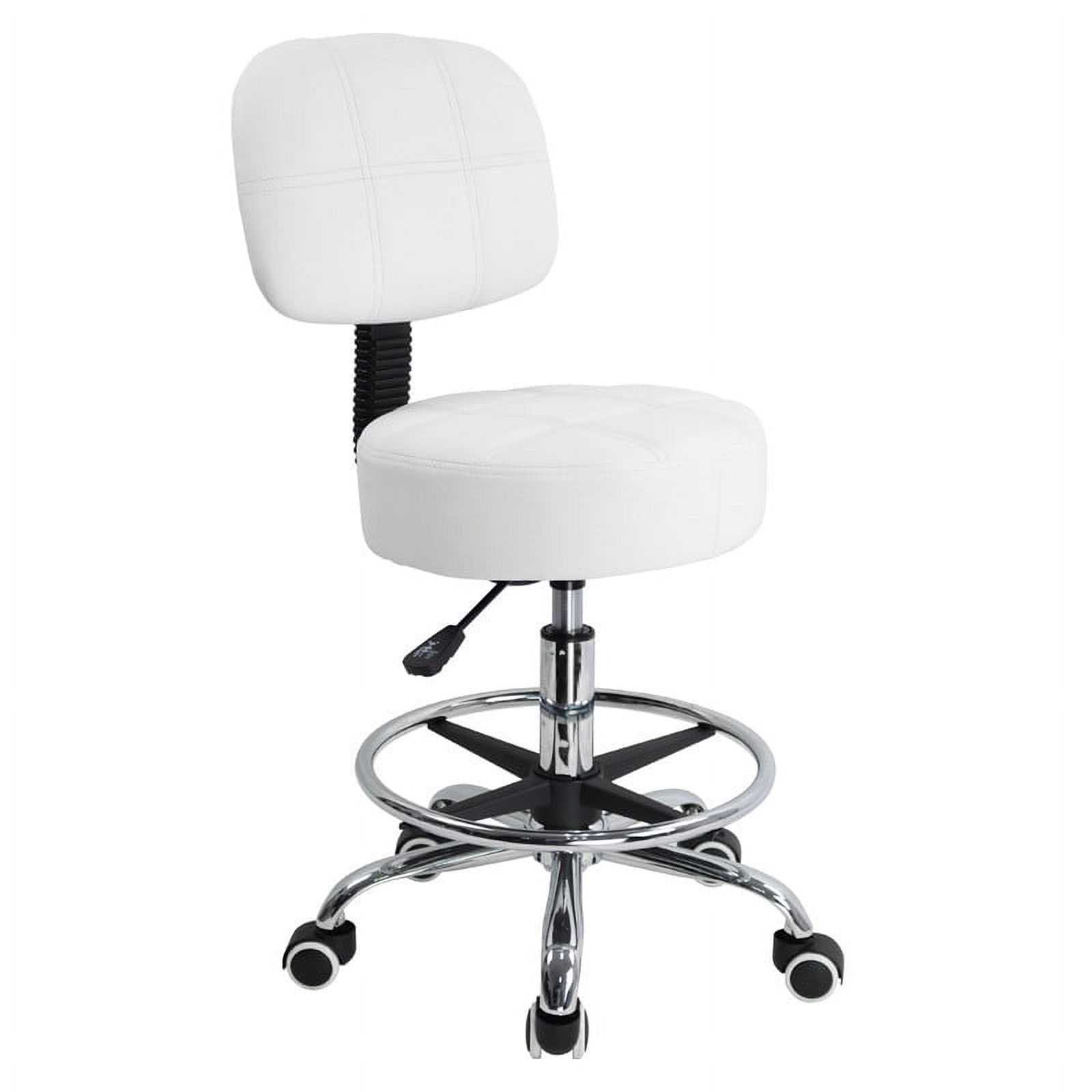 Naomi Home Mara Adjustable Height Drafting Stool with Wheels and ...