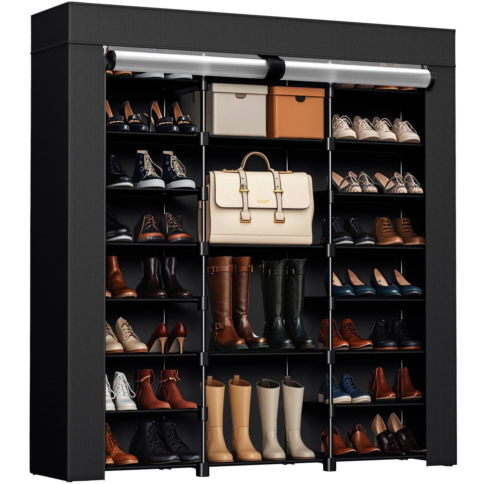 KKU Shoe Rack Storage Organizer, Shoe Organizer for Closet and Entryway ...
