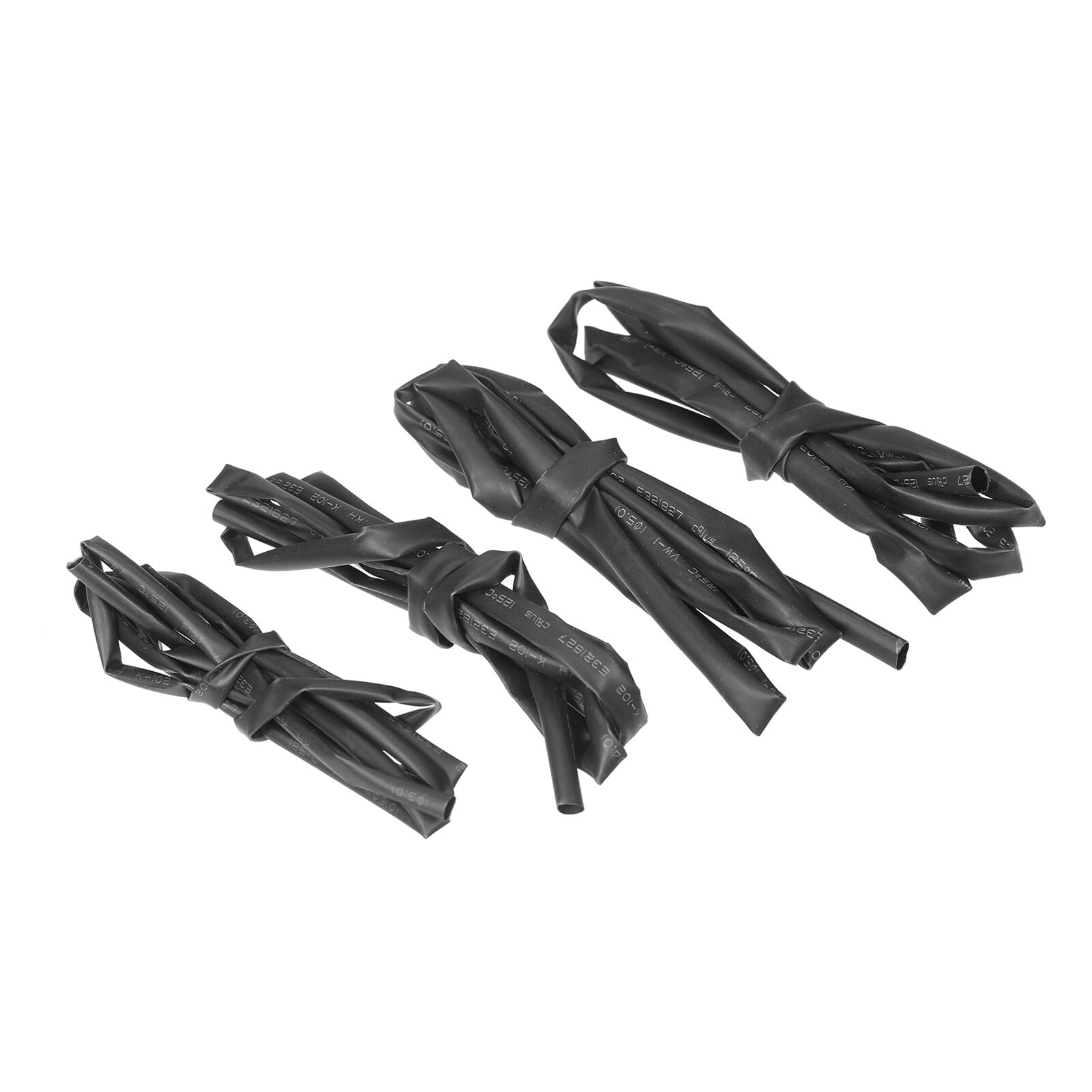 KKmoon 4pcs 1-Meter Shrinkable Tube Heat Shrink Tubing 3mm 4mm 5mm 6mm ...