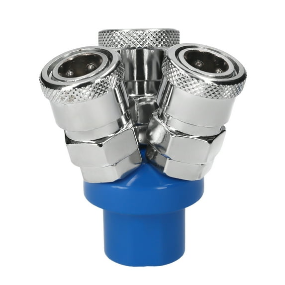 KKmoon Manifold Block Splitter 3 Way Quick Connect Air Hose Splitter ...