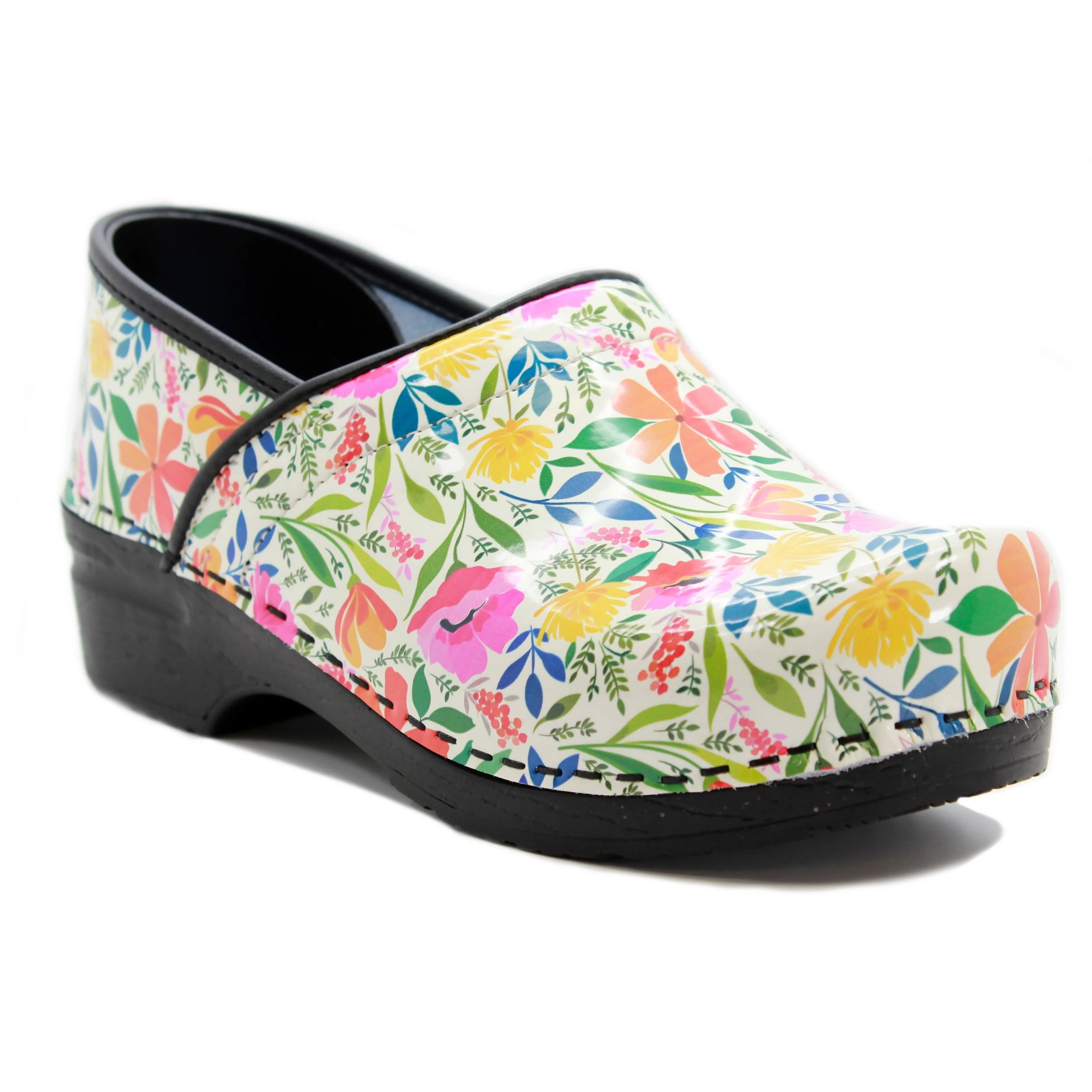 KLÄGN PROFESSIONAL PLUS Blom Leather Clogs - CLOSEOUT - Walmart.com