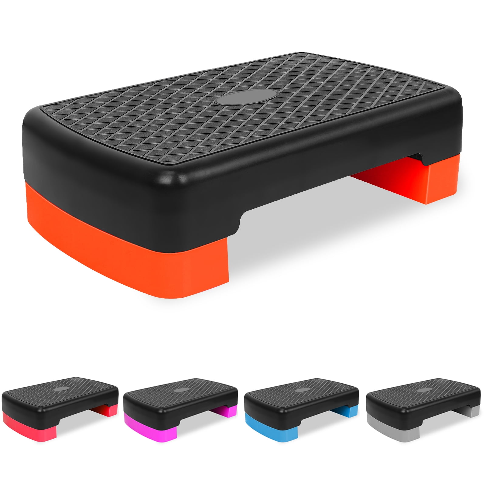 KL KLB Sport 19inch Aerobic Step Platform, Adjustable to 4"-6"-8 ...