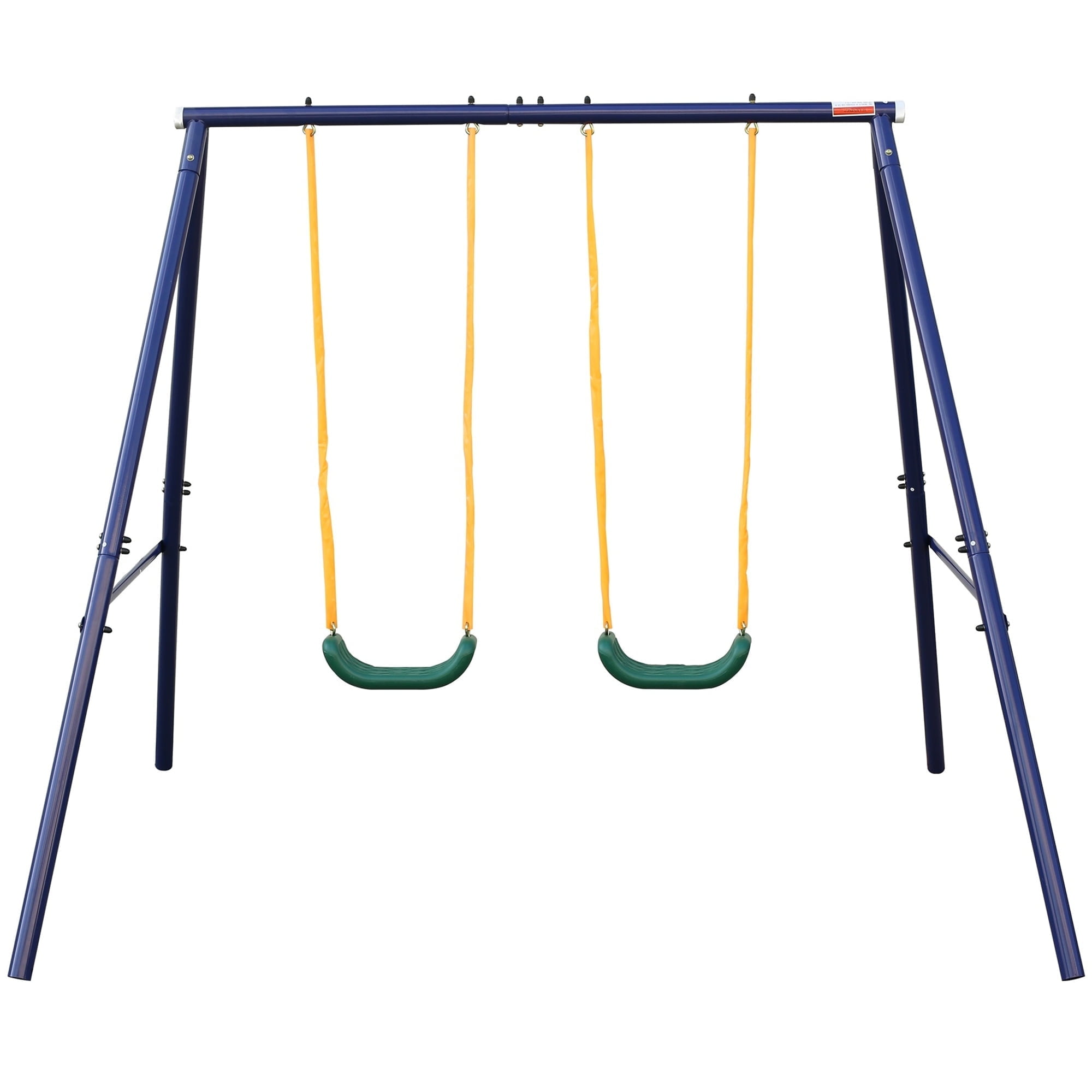 KLB Sport, Outdoor Kids Swing Set, 102"x74"x71", Heavy Duty Steel ...