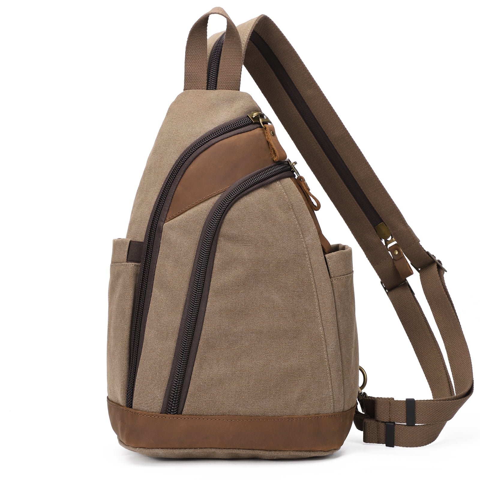 KL928 Canvas Sling Bag Crossbody Backpack Shoulder Daypack Rucksack for ...