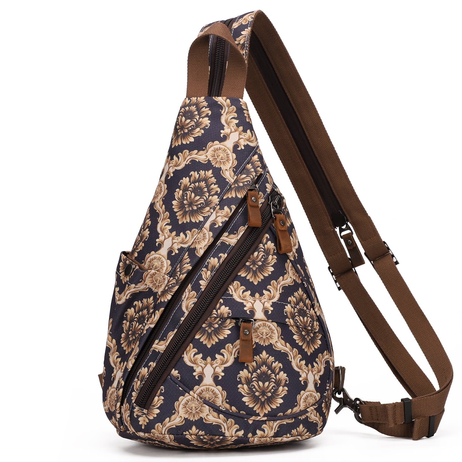 KL928 Floral Print Sling Bag for Women Sling Backpack Small Crossbody ...