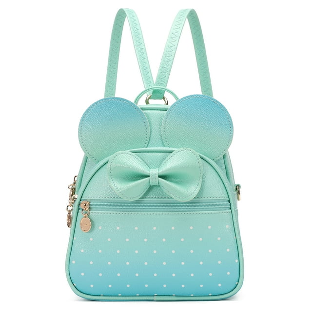 KL928 Girls Gradient Fashion Backpack Purse Women's Mini Quilted Zipped ...