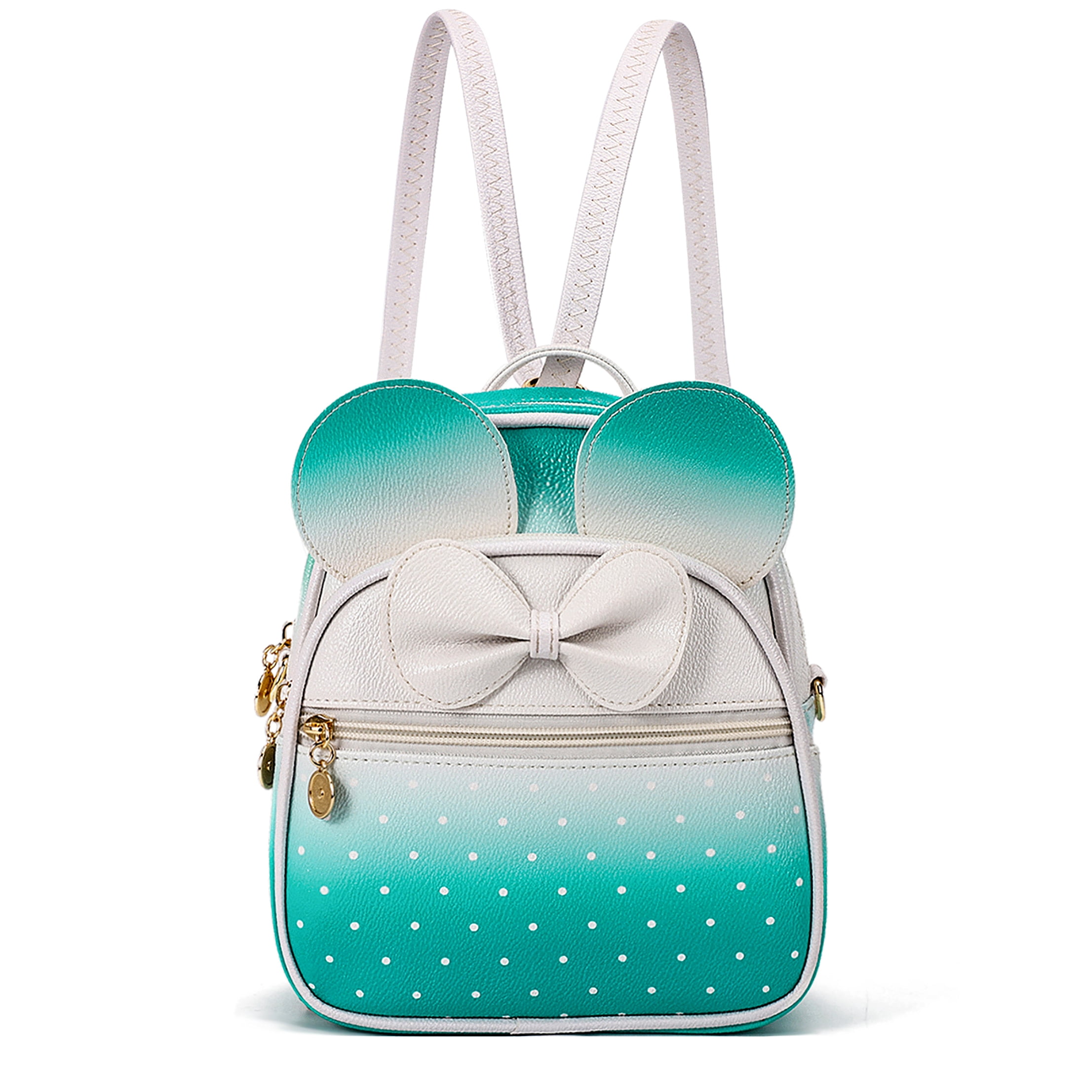 KL928 Girls Gradient Fashion Backpack Purse Women's Mini Quilted Zipped ...