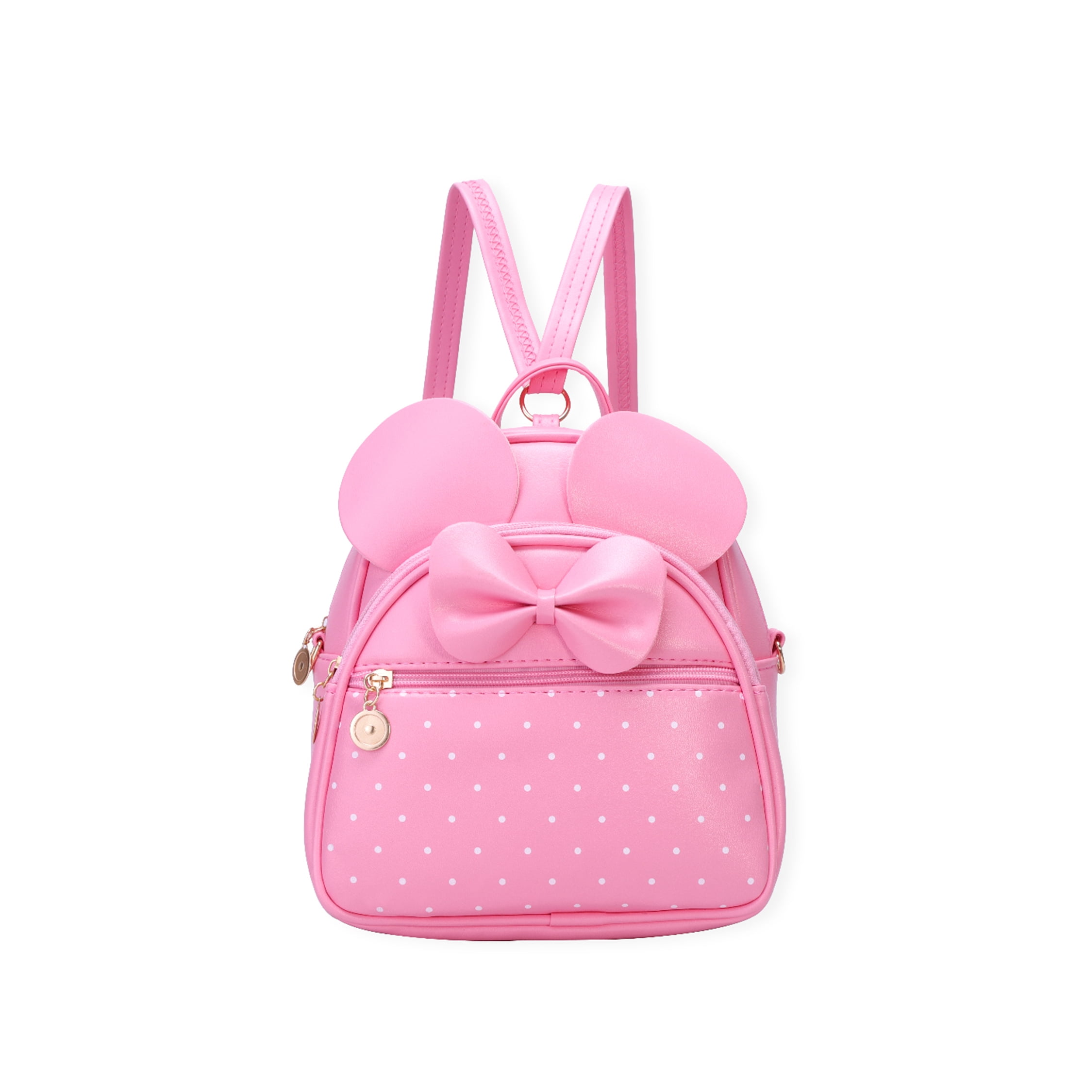 KL928 Girls Mini Leather Backpack Purse Women's Mini Quilted Zipped ...