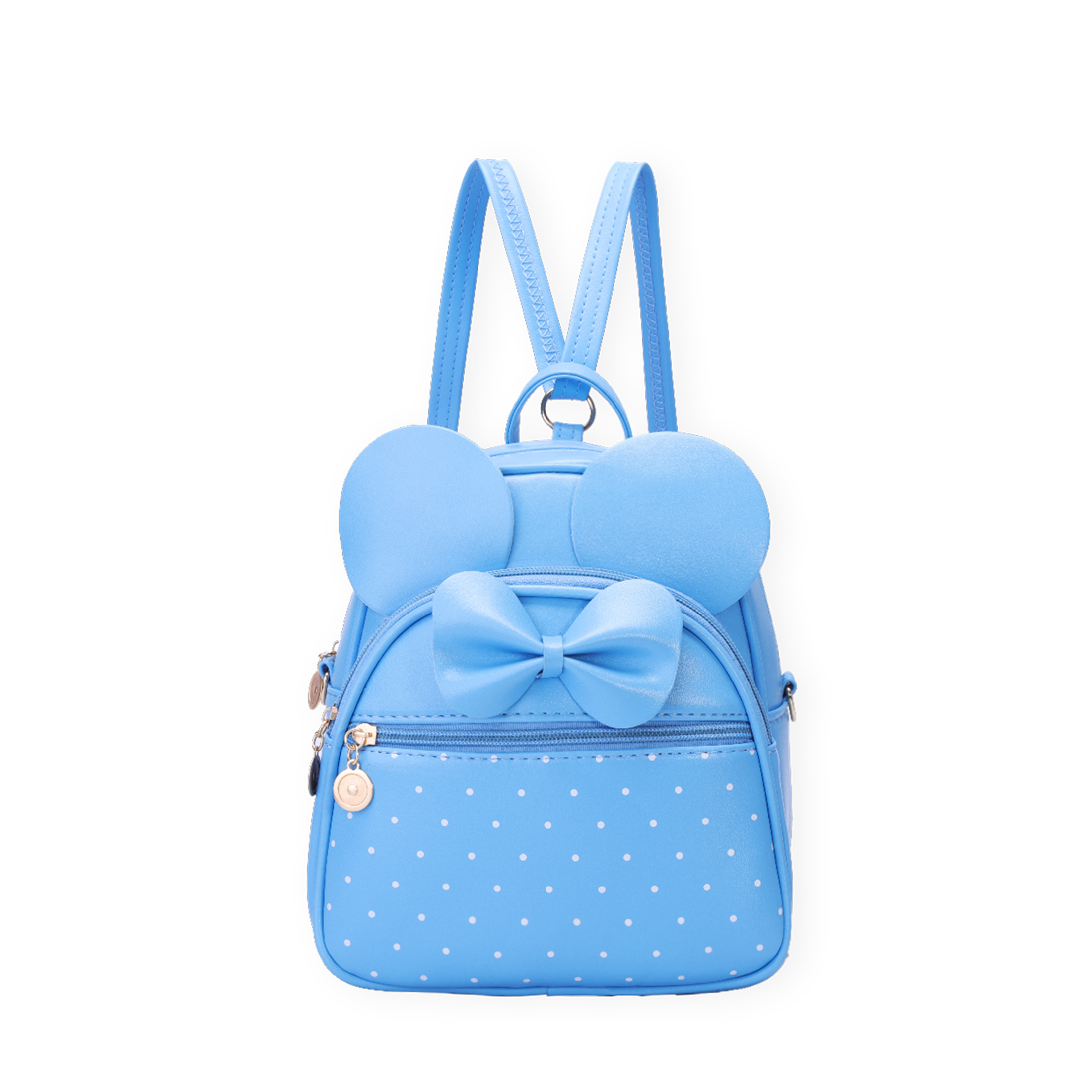 KL928 Girls Mini Leather Backpack Purse Women's Mini Quilted Zipped ...