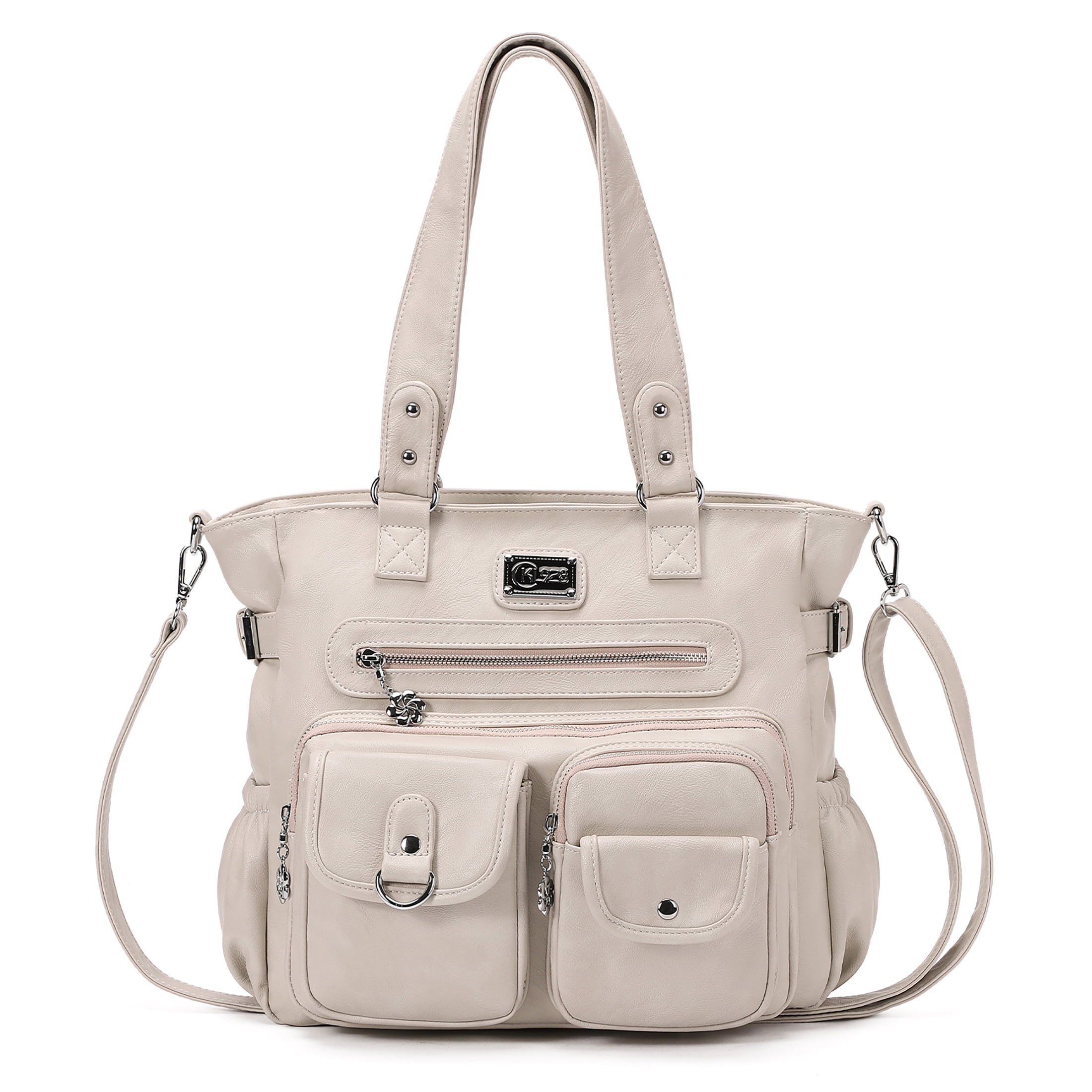 KL928 Large Purses for Women Shoulder Handbags PU Leather Crossbody ...