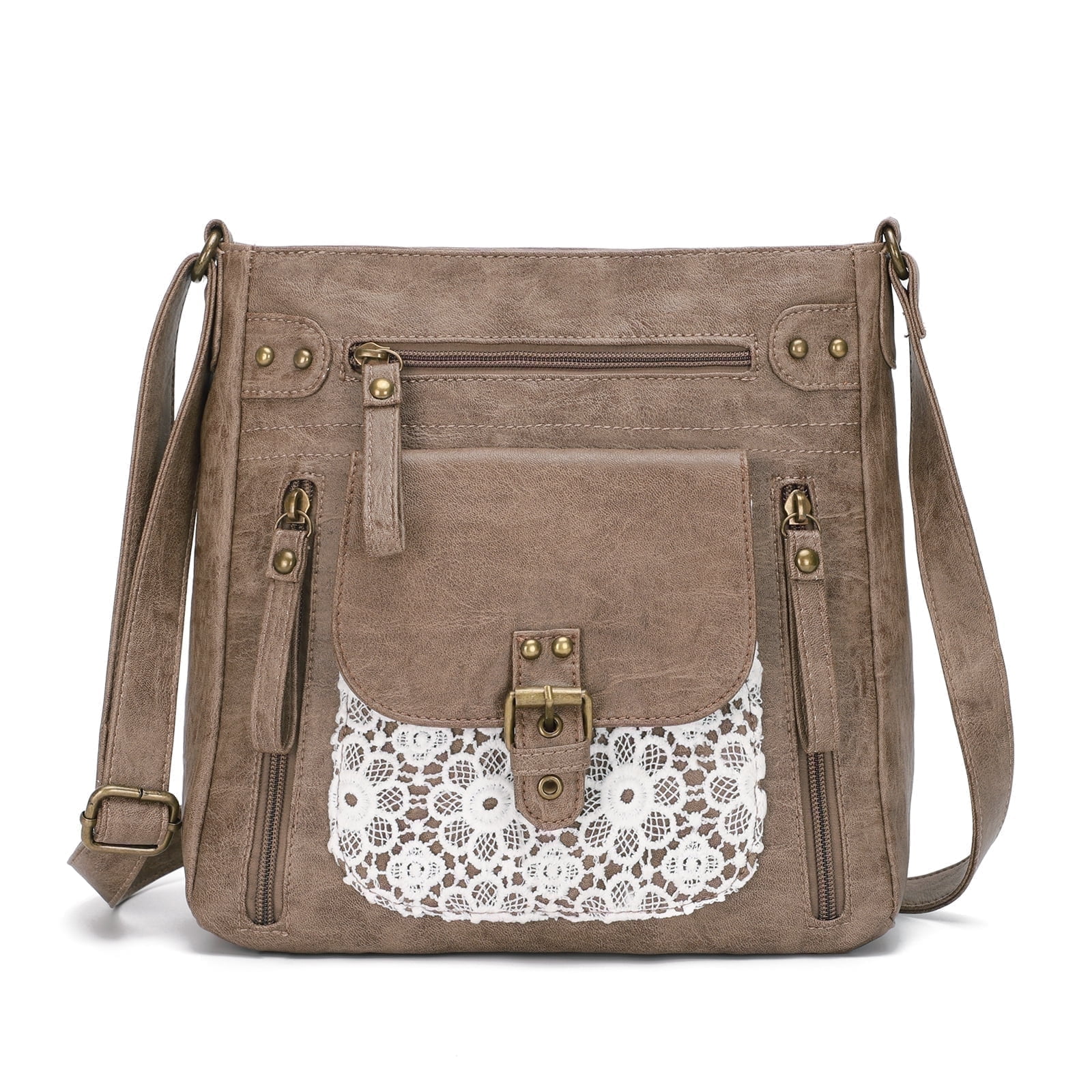 KL928 Medium Crossbody Purses for Women Handbag Leather Crossbody ...