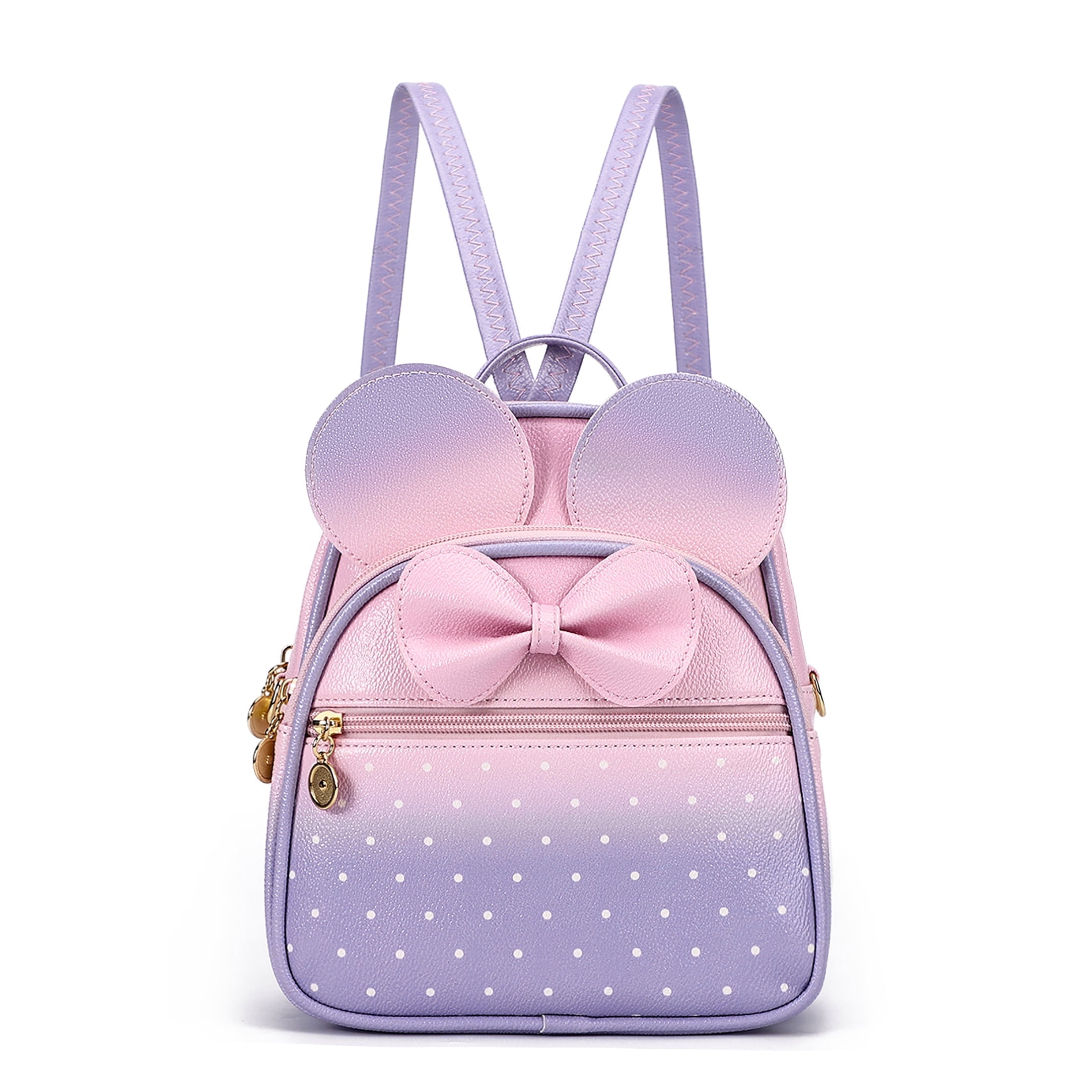 KL928 Aesthetic Mini Backpack for Women and Girls, Cute Bowknot Cross ...
